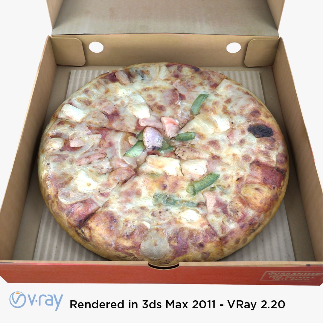 3d Model Pizza Box