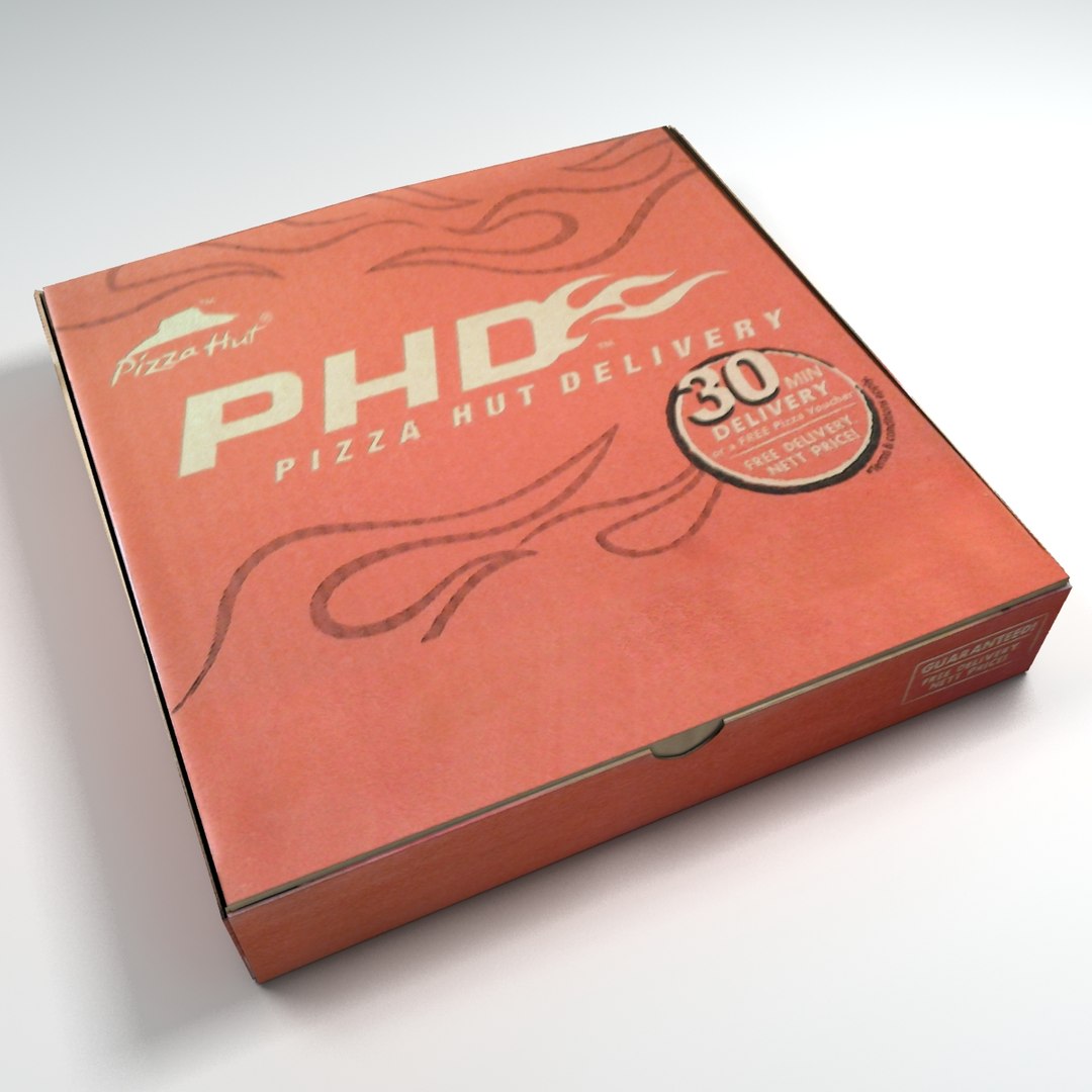 3d Model Pizza Box
