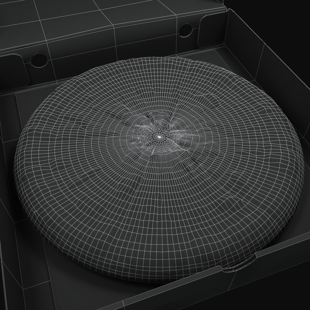 3d Model Pizza Box