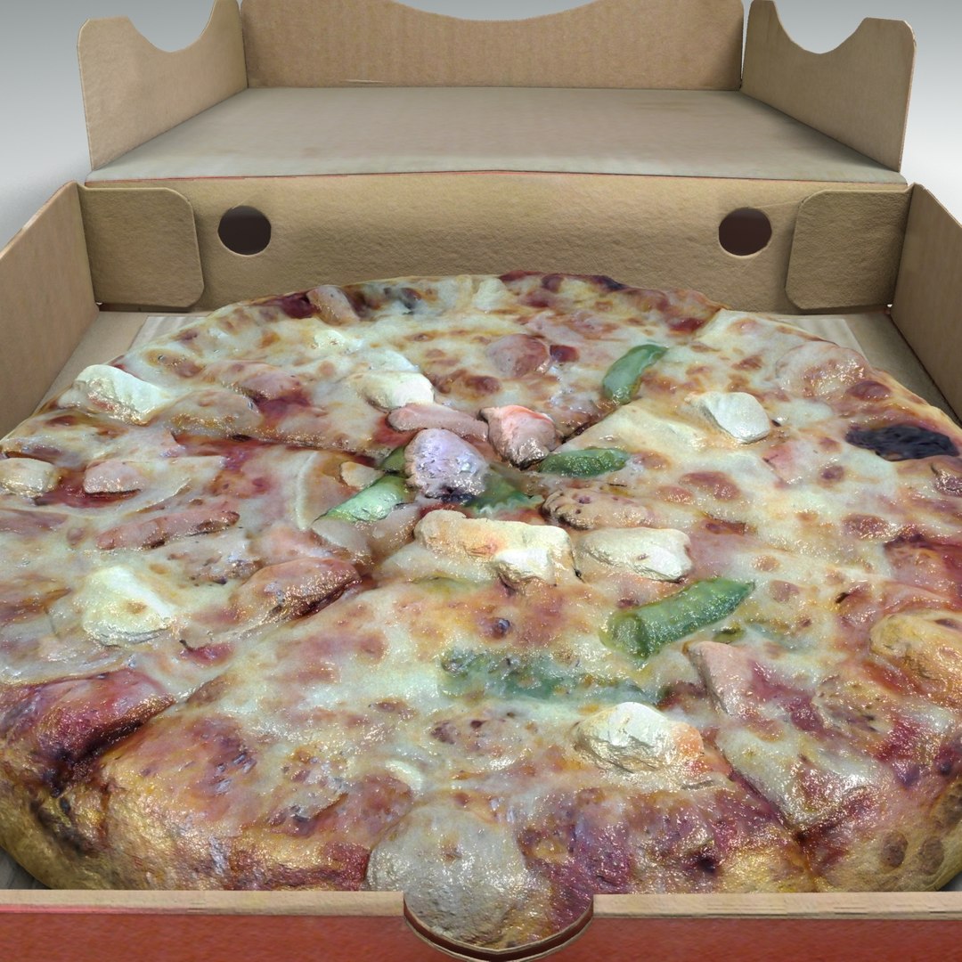 3d Model Pizza Box
