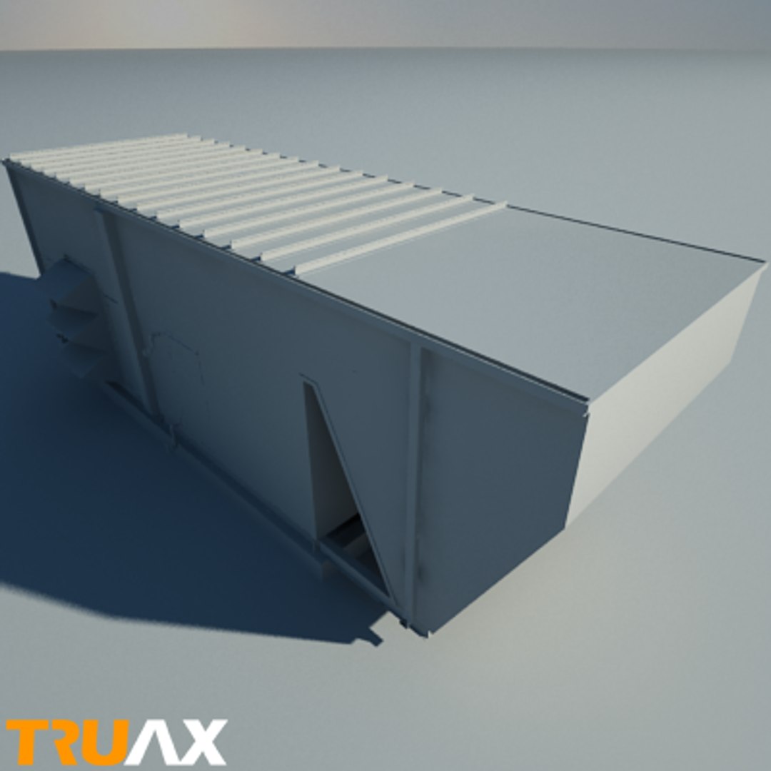 3d Studio Large Ac Unit Model