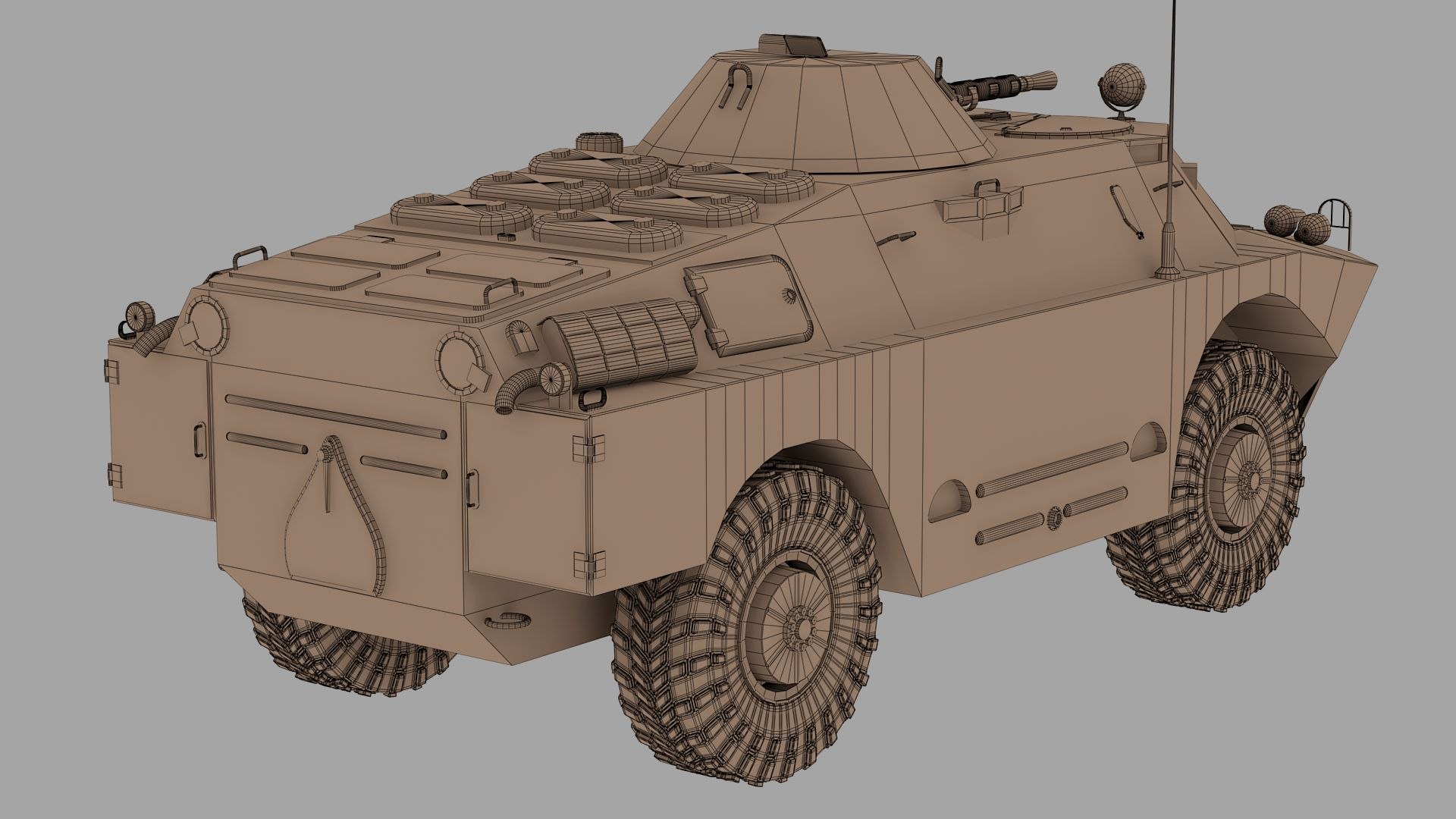 3D Model BRDM 2 Uckraine - TurboSquid 2086462