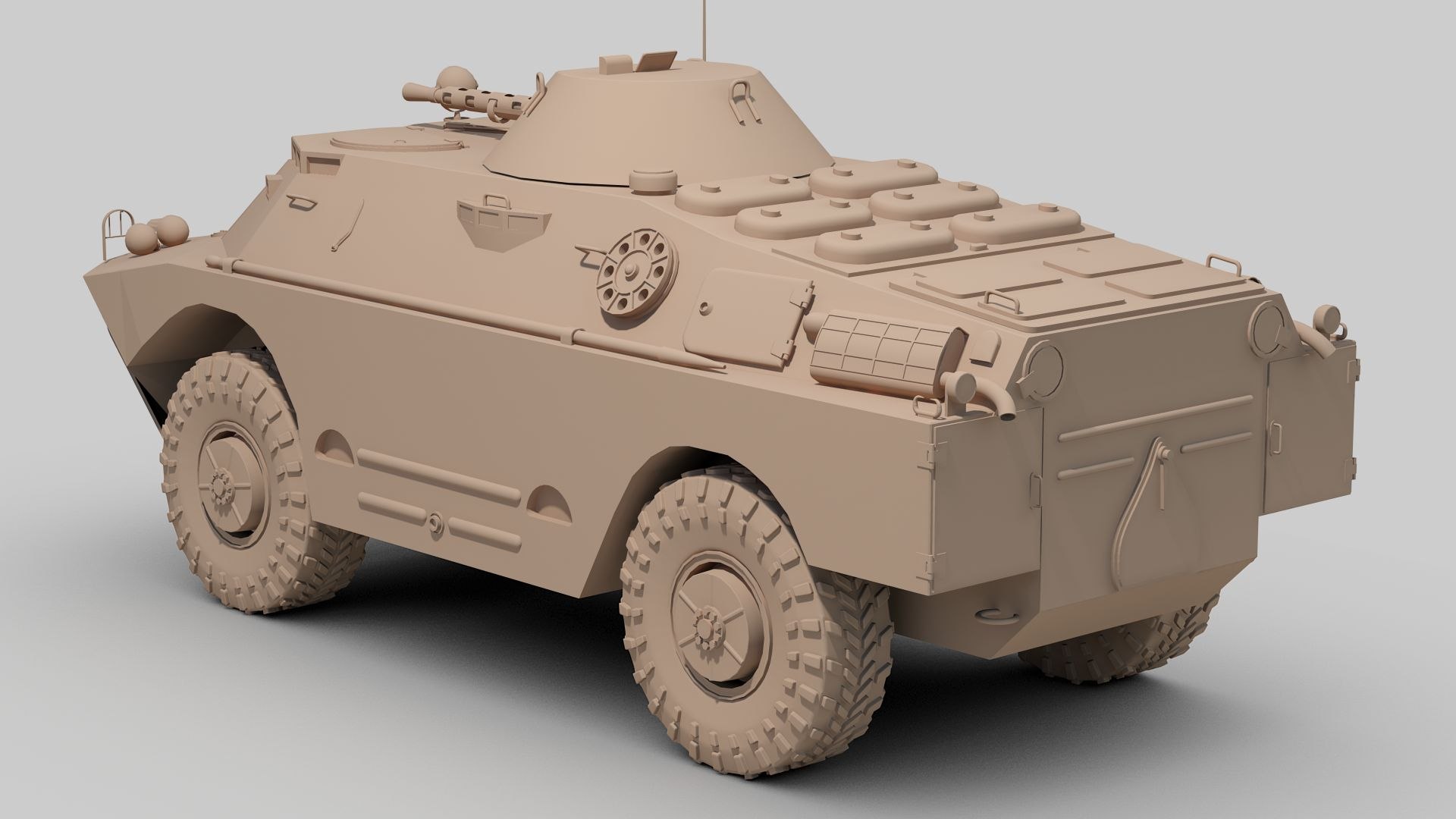 3D Model BRDM 2 Uckraine - TurboSquid 2086462