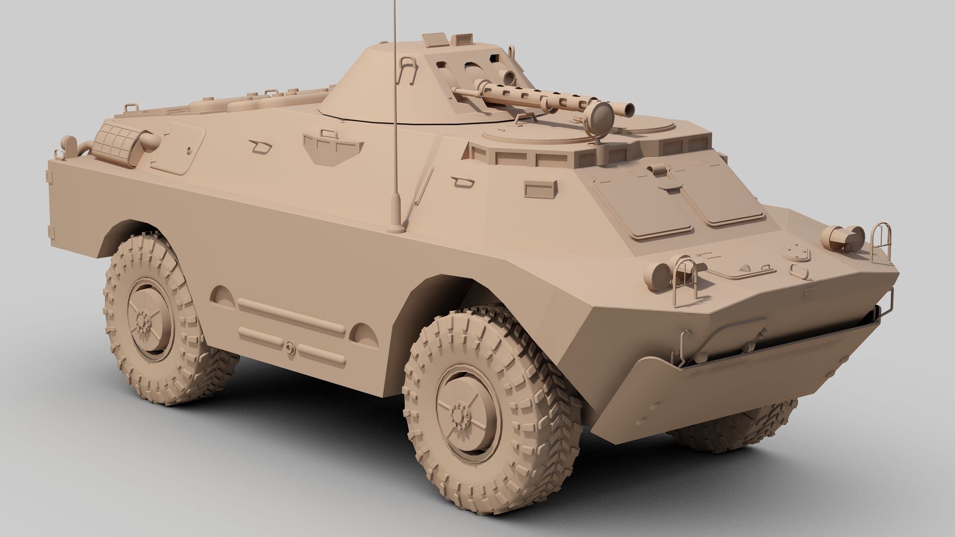 3D Model BRDM 2 Uckraine - TurboSquid 2086462