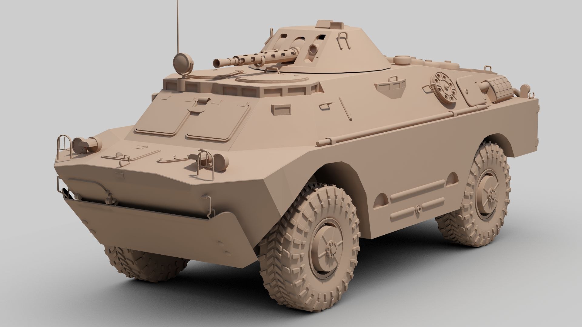 3D Model BRDM 2 Uckraine - TurboSquid 2086462
