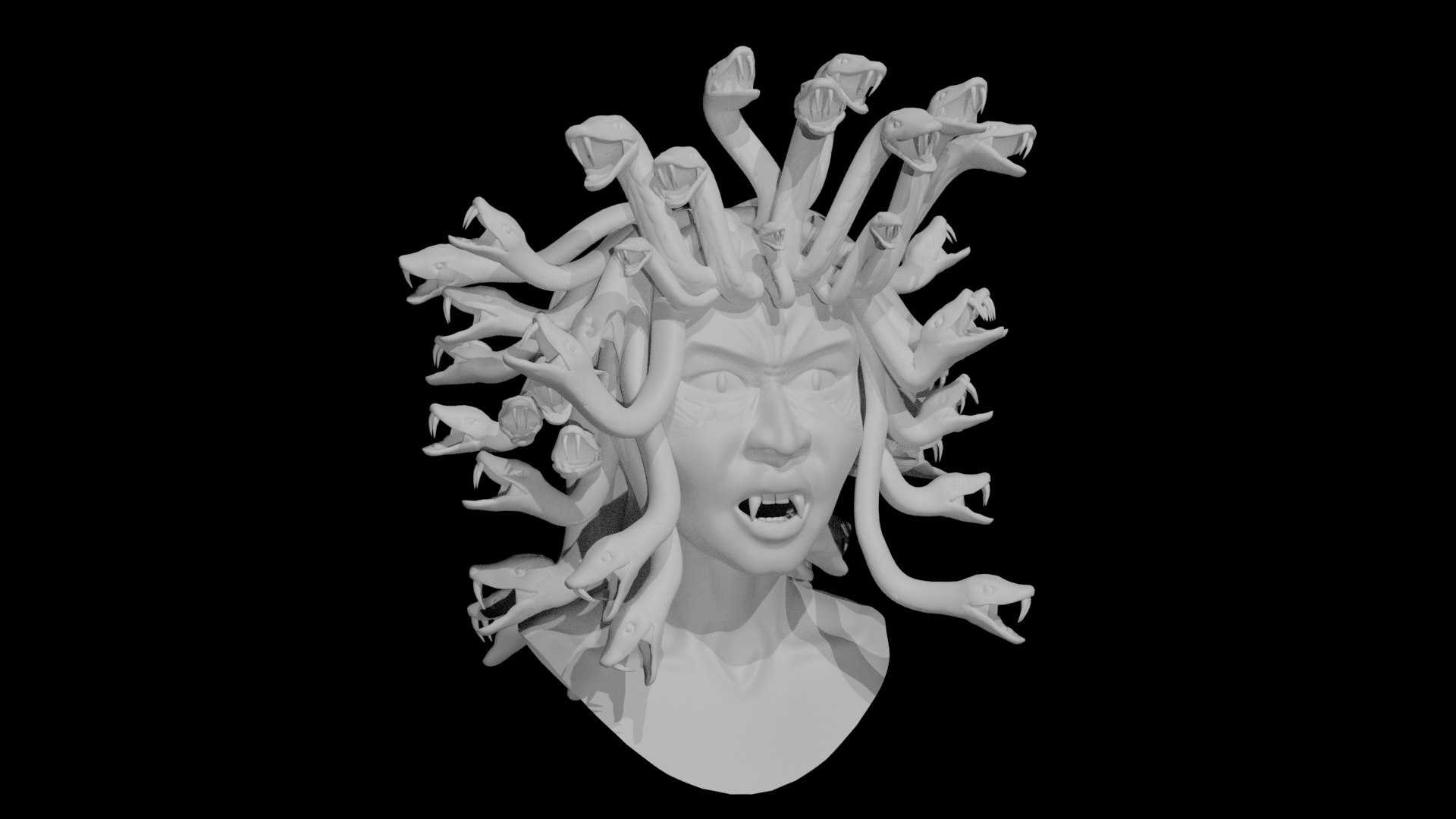 3D Medusa Model - TurboSquid 1842070