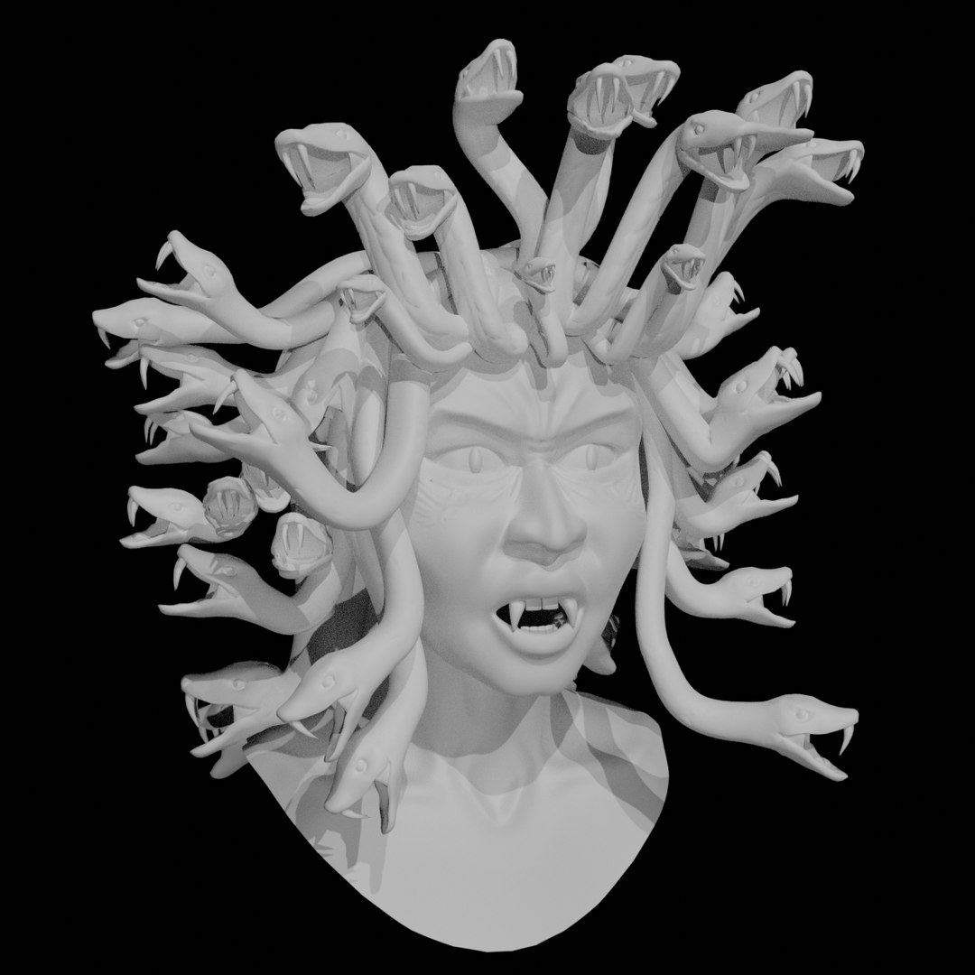 3D Medusa Model - TurboSquid 1842070
