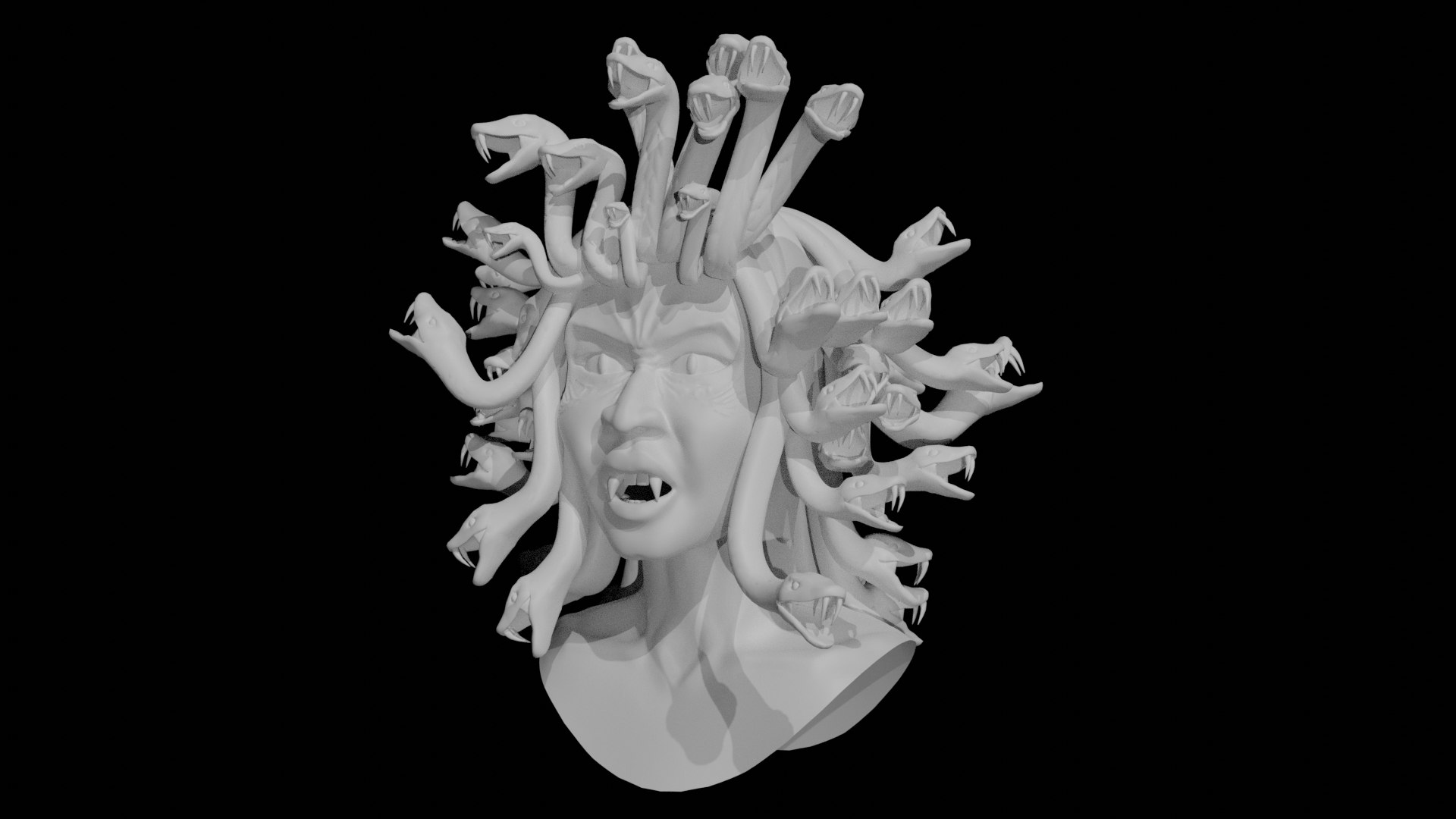 3D Medusa Model - TurboSquid 1842070