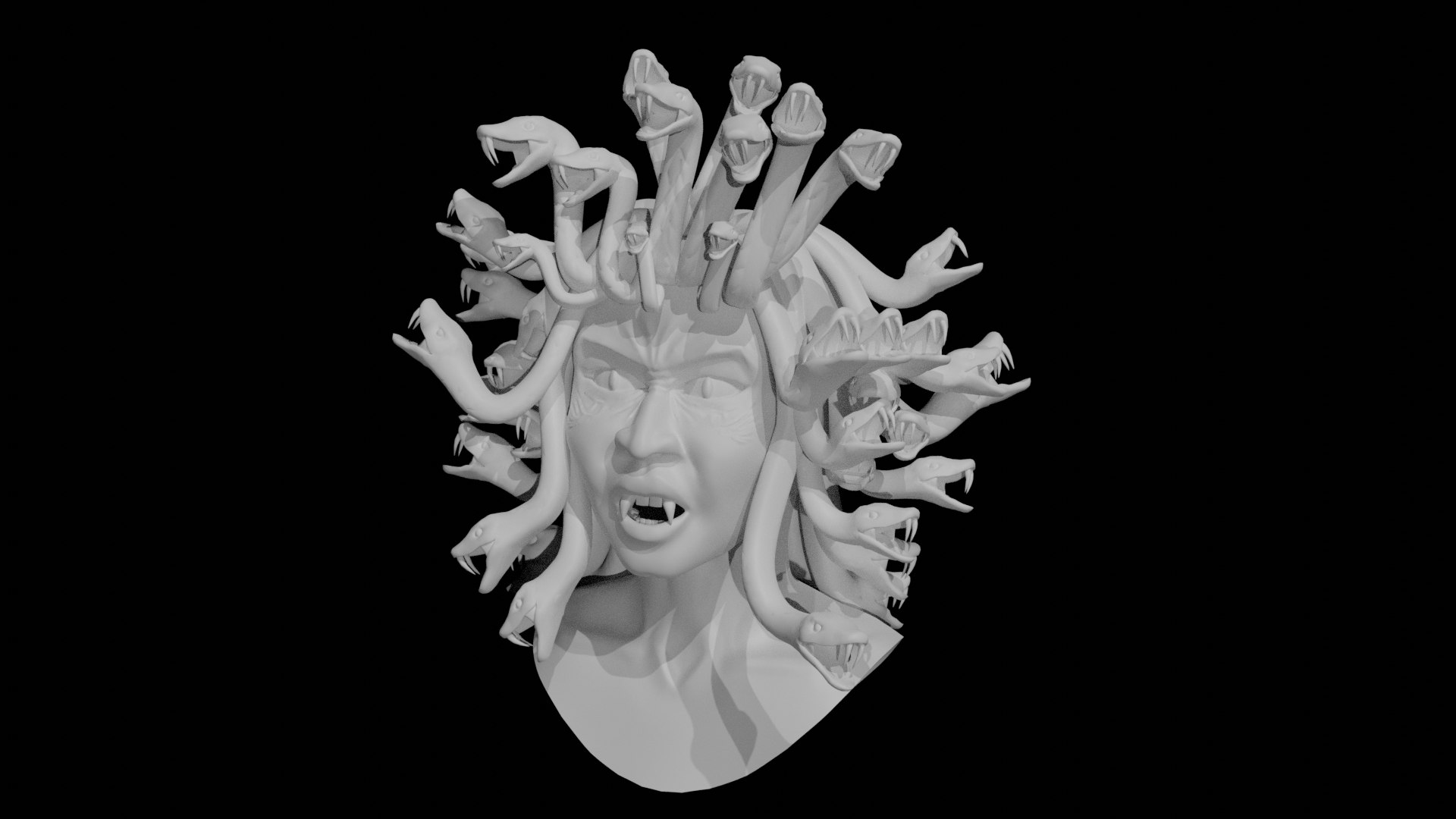 3D Medusa Model - TurboSquid 1842070