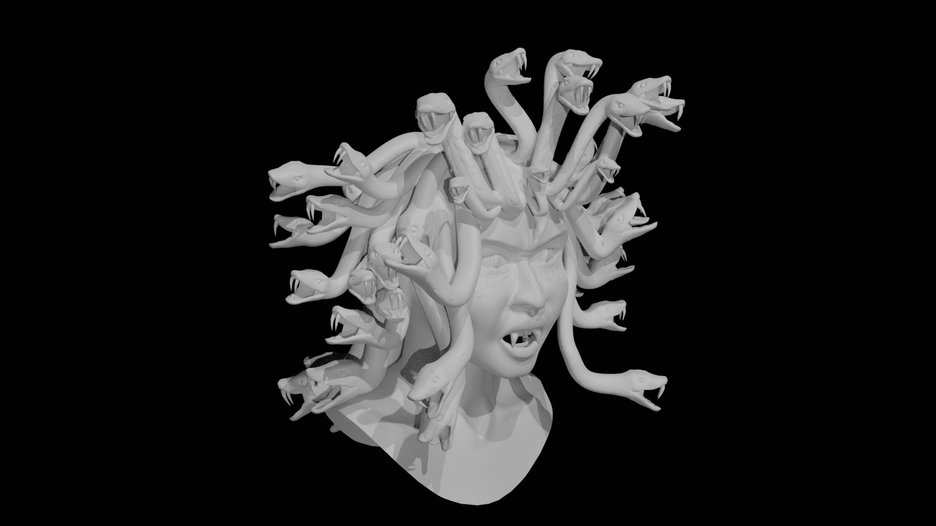 3D Medusa Model - TurboSquid 1842070