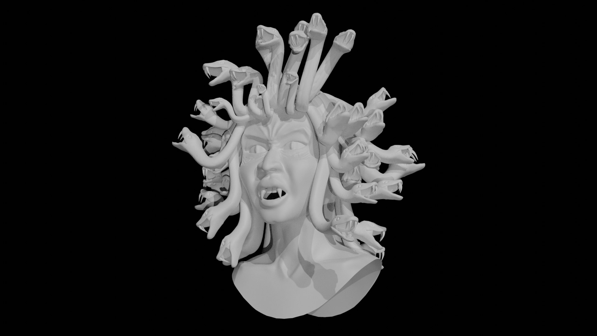 3D Medusa Model - TurboSquid 1842070