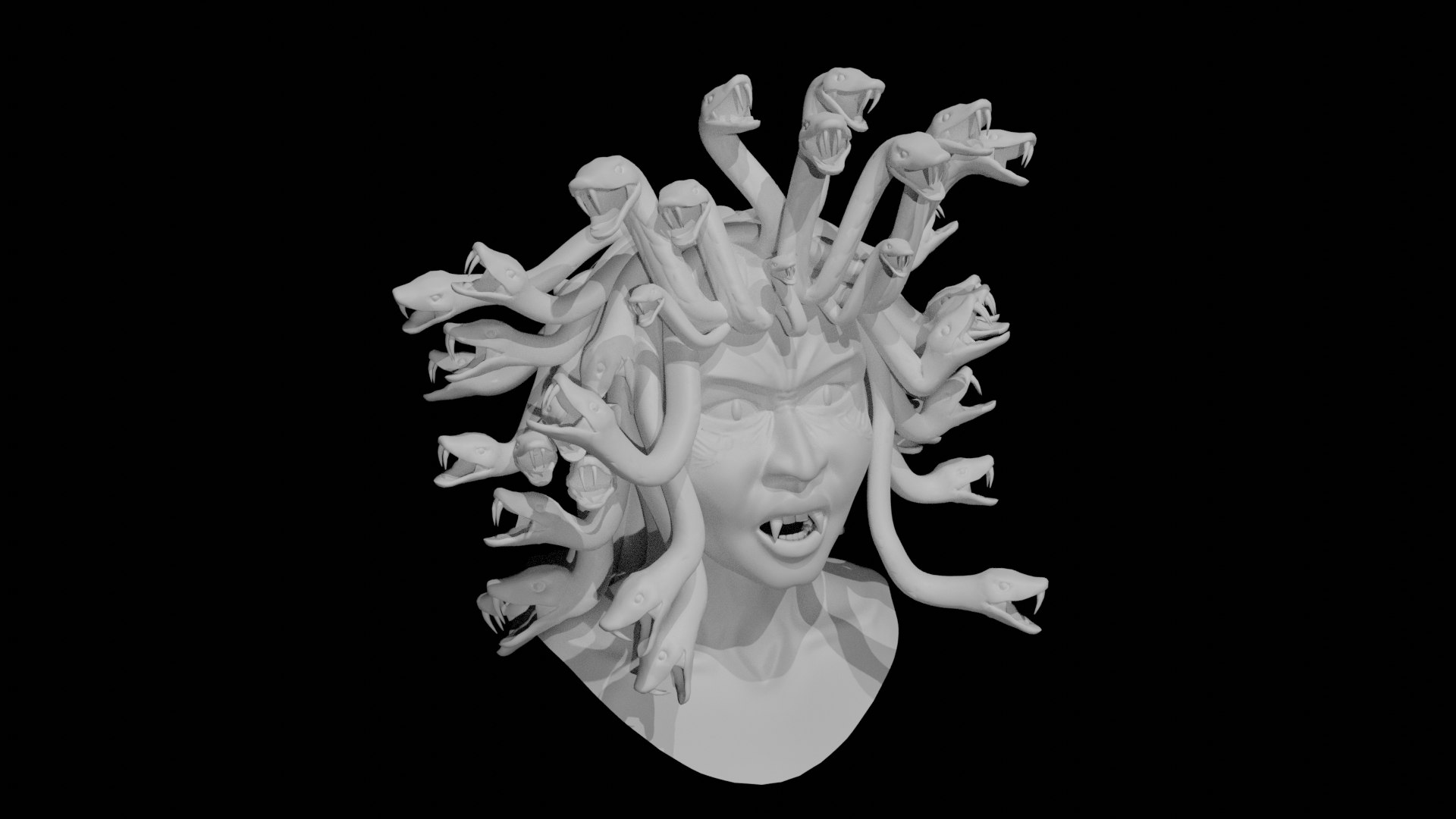 3D Medusa Model - TurboSquid 1842070
