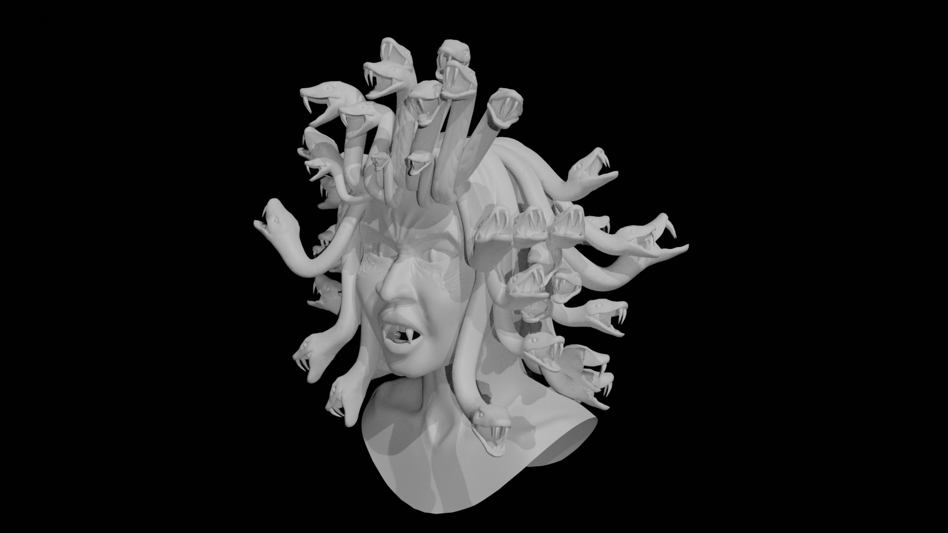 3D Medusa Model - TurboSquid 1842070