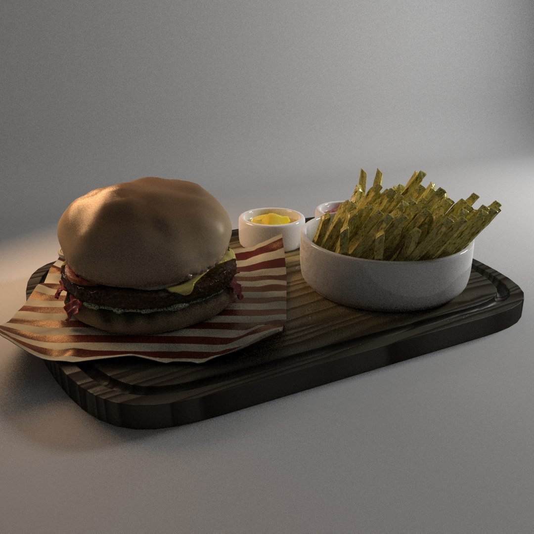 Burger 3D Model - TurboSquid 1404872