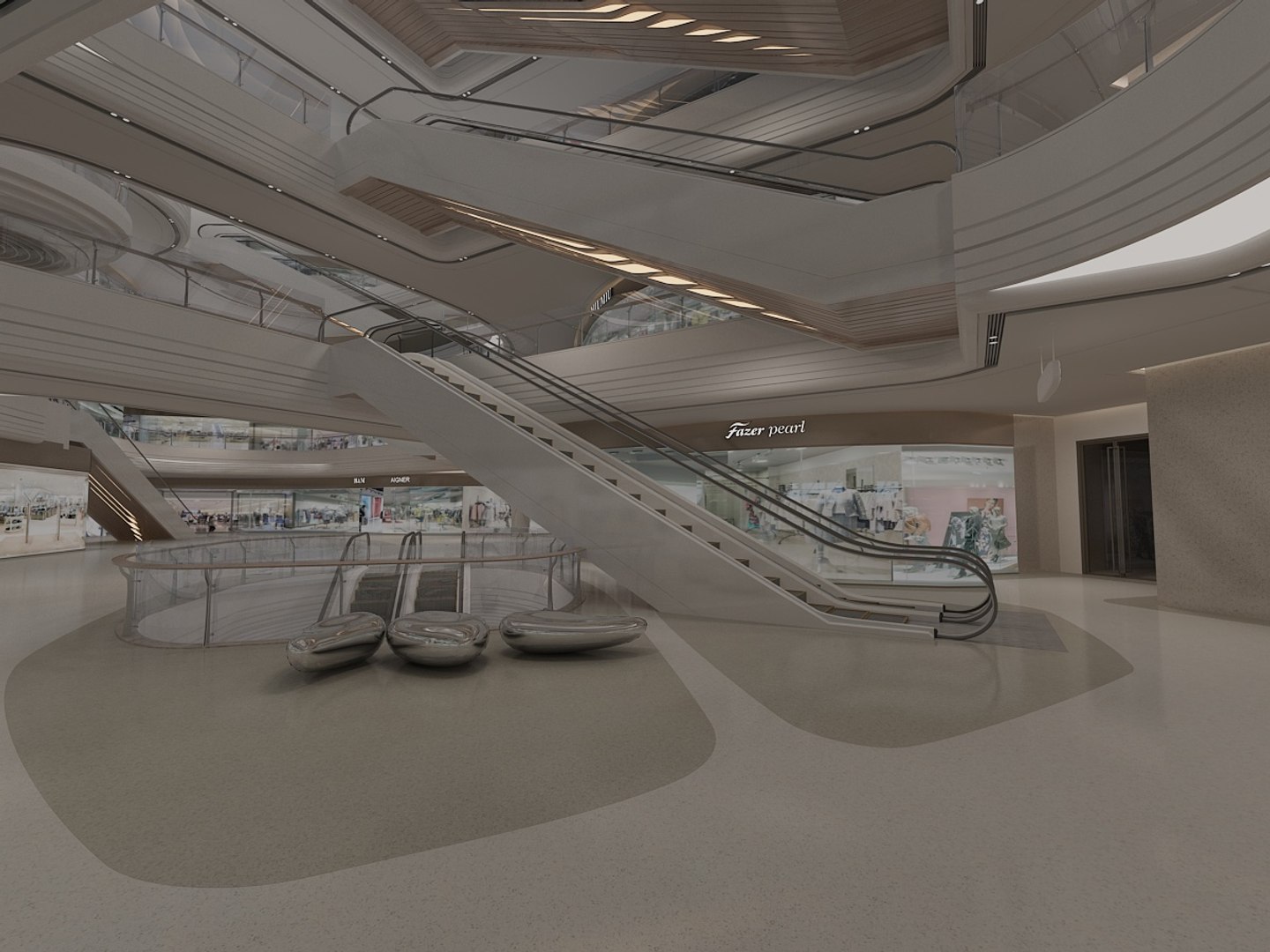 3D Shopping Mall - TurboSquid 2000345