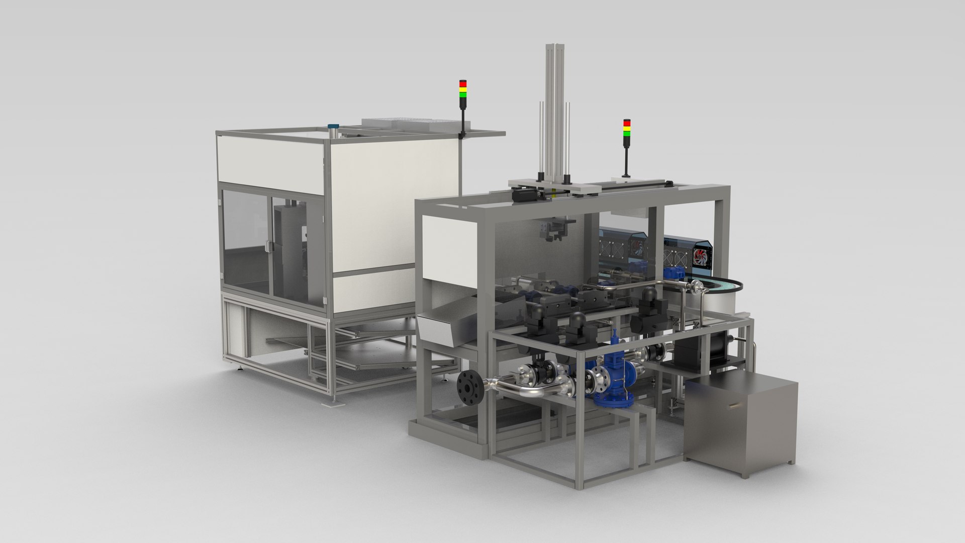 3D Ball Valve Automatic Assembly Line - TurboSquid 1896507