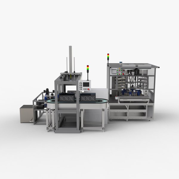 3D Ball Valve Automatic Assembly Line - TurboSquid 1896507
