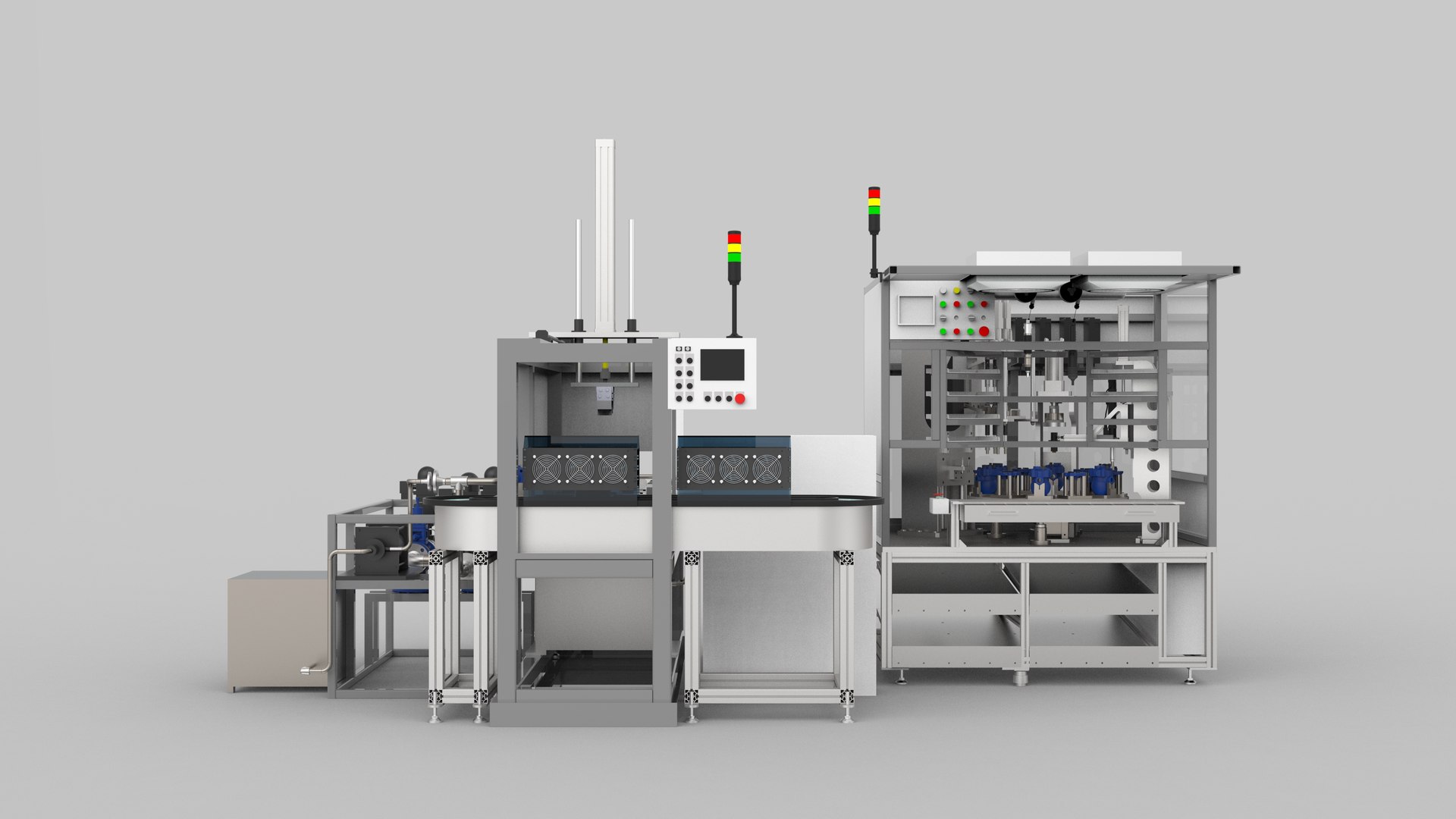 3D Ball Valve Automatic Assembly Line - TurboSquid 1896507