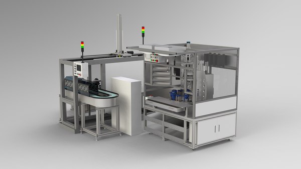 3D Ball Valve Automatic Assembly Line - TurboSquid 1896507