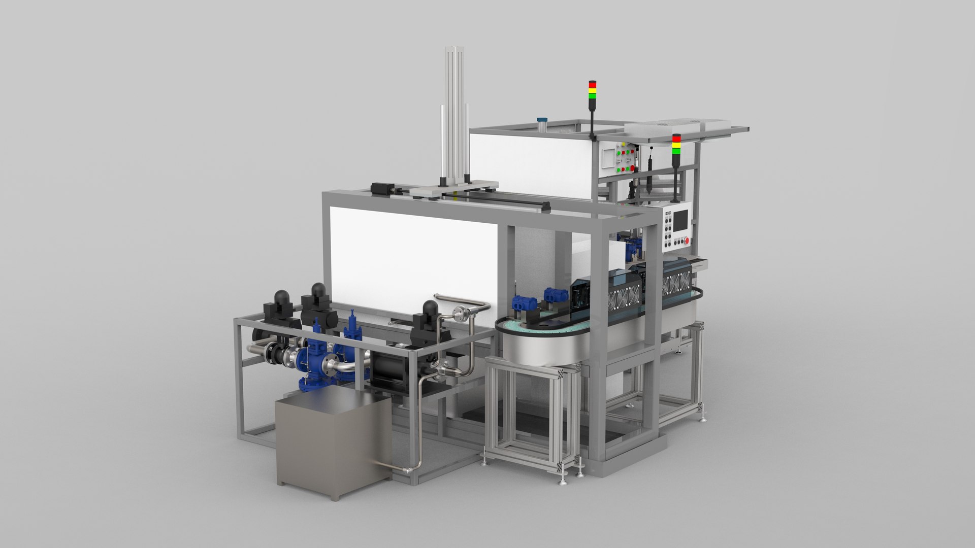 3D Ball Valve Automatic Assembly Line - TurboSquid 1896507