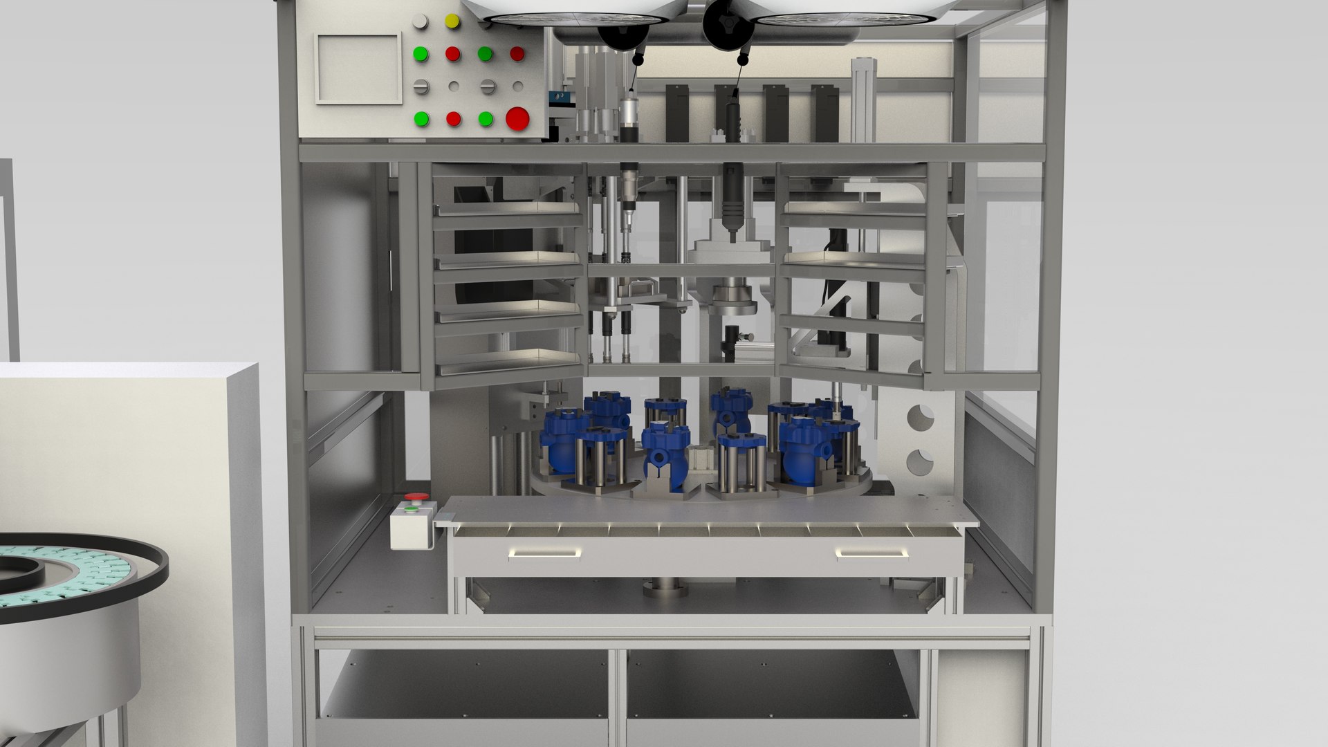 3D Ball Valve Automatic Assembly Line - TurboSquid 1896507