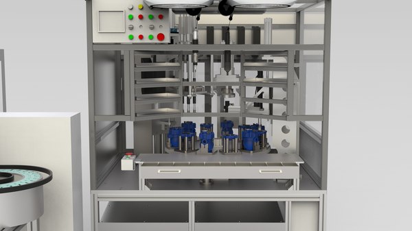 3D Ball Valve Automatic Assembly Line - TurboSquid 1896507