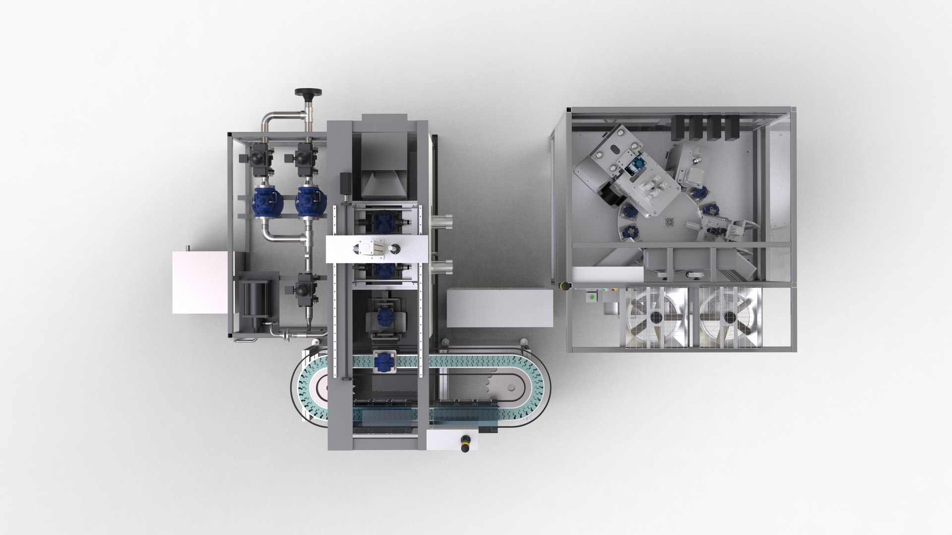 3D Ball Valve Automatic Assembly Line - TurboSquid 1896507