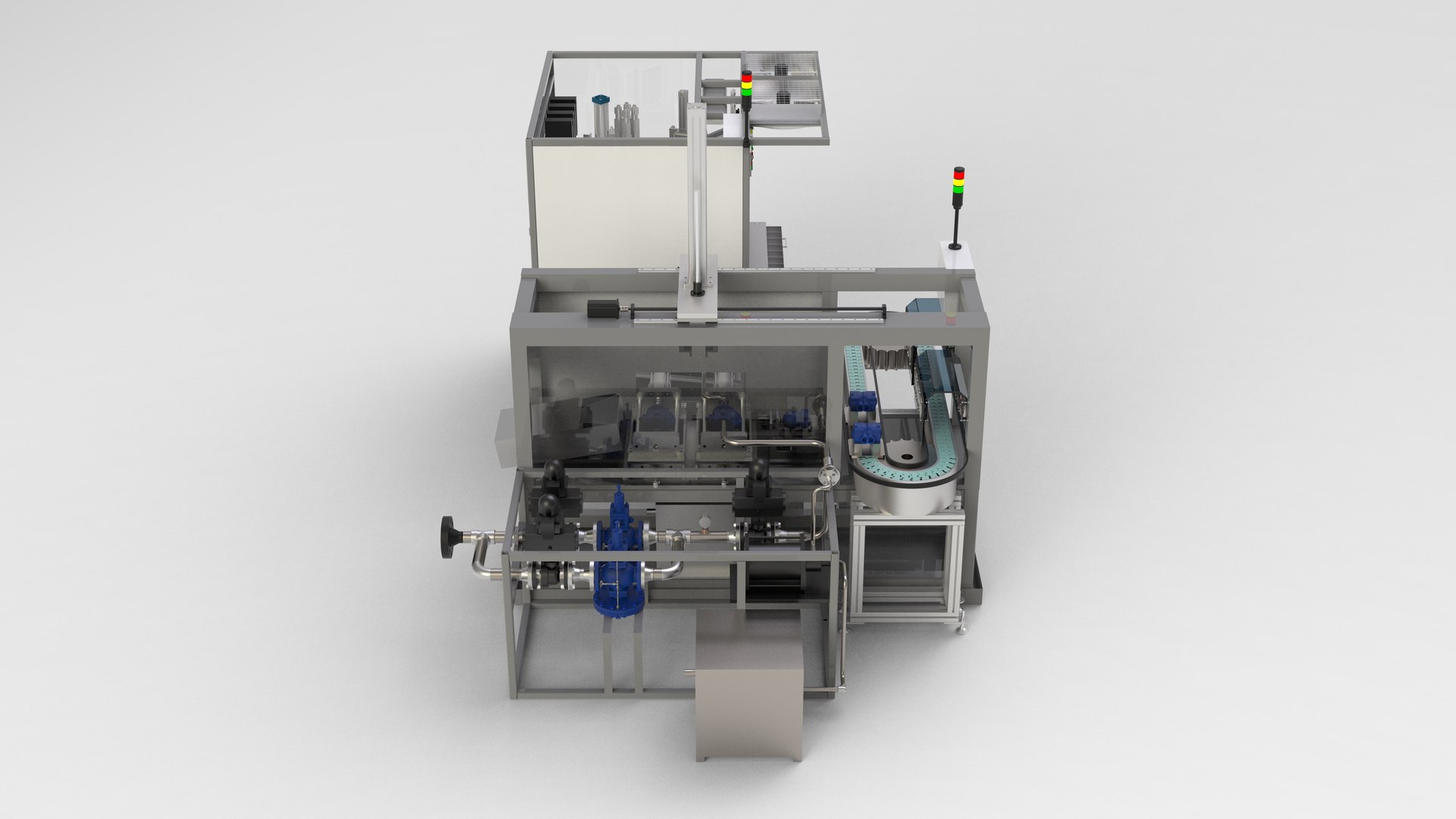 3D Ball Valve Automatic Assembly Line - TurboSquid 1896507