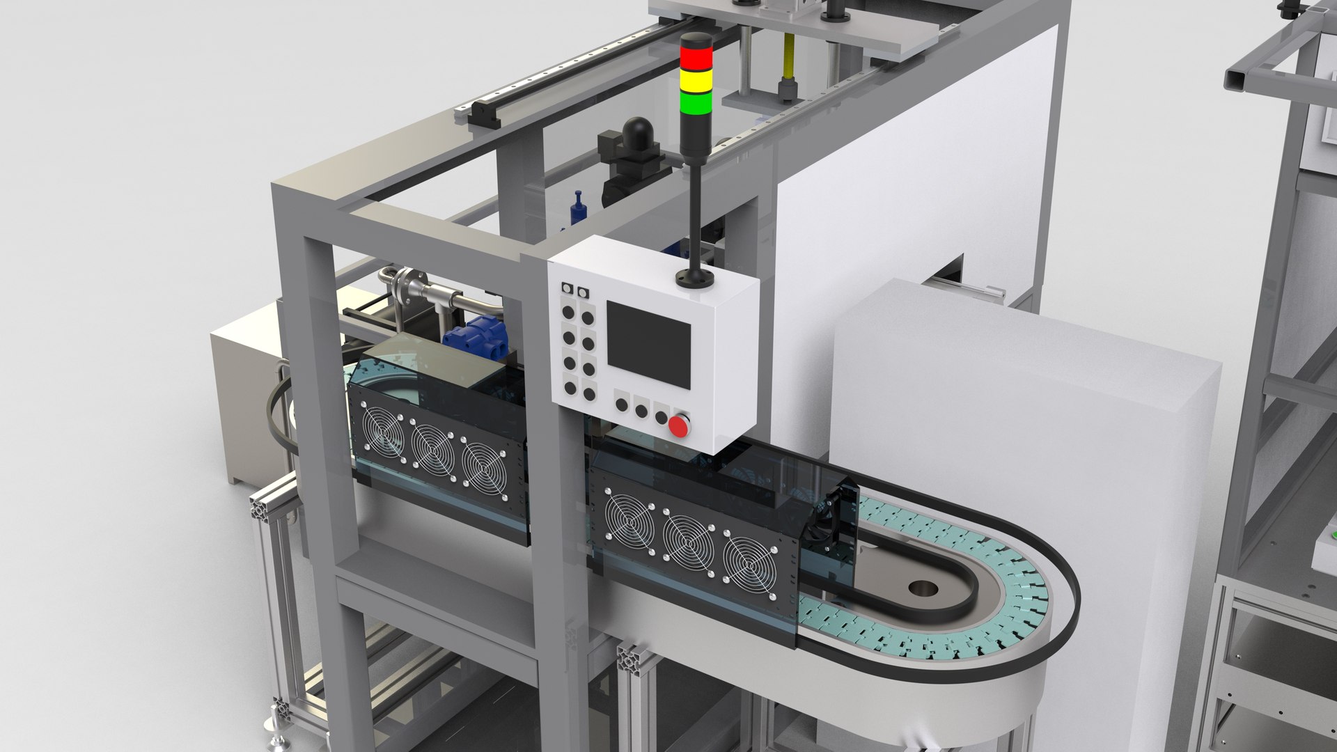 3D Ball Valve Automatic Assembly Line - TurboSquid 1896507