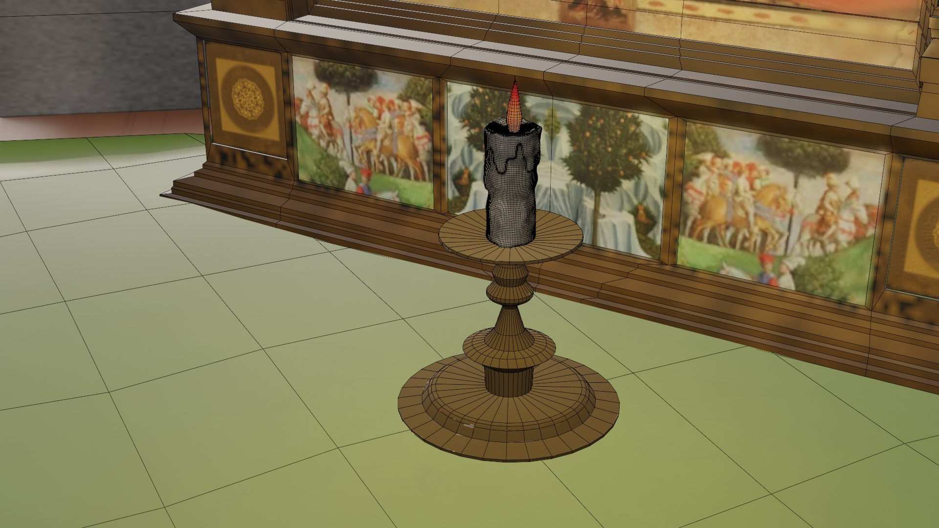 18 Game Ready 3d asset Historical Renaissance Florence model ...