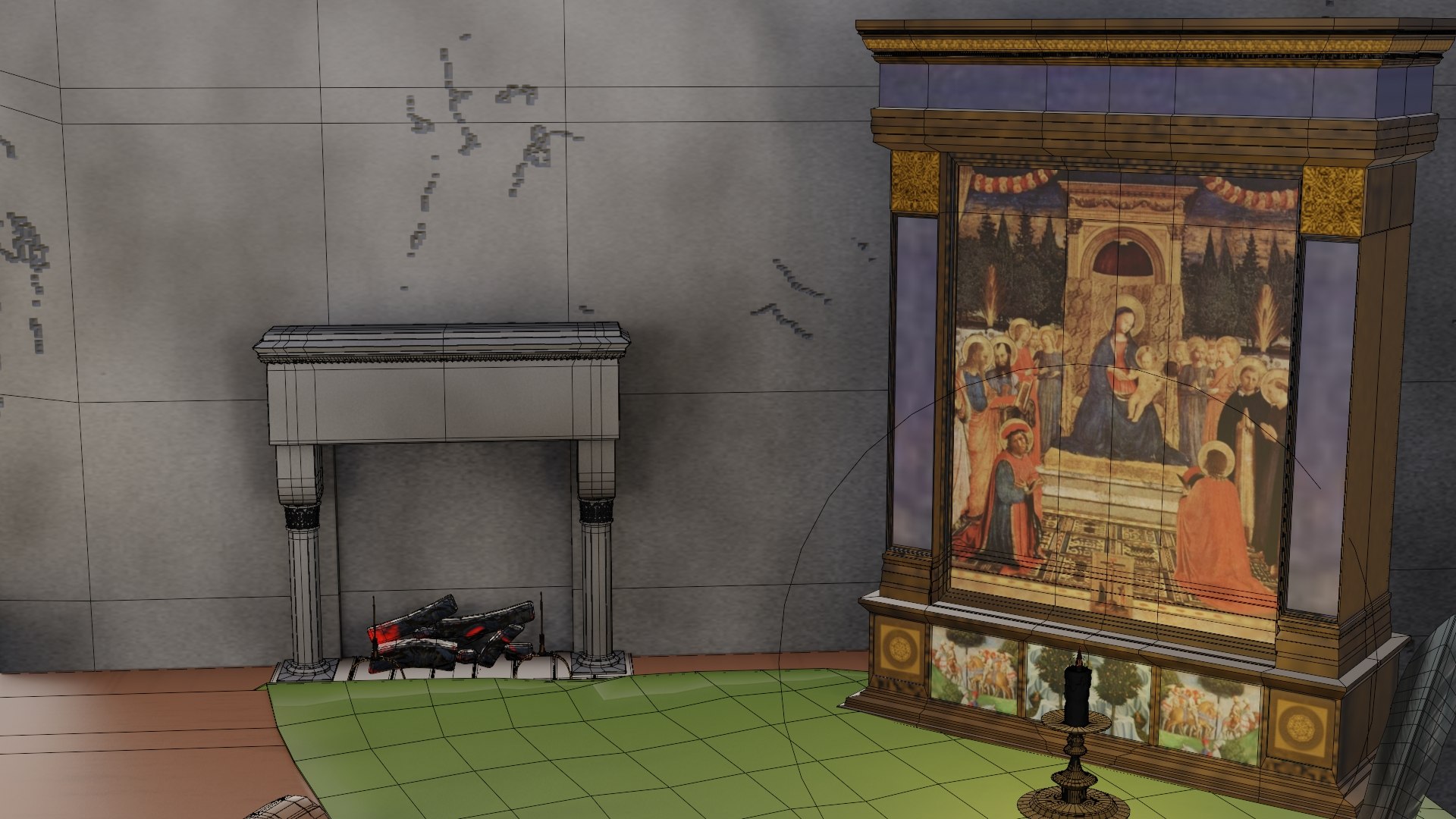 18 Game Ready 3d asset Historical Renaissance Florence model ...