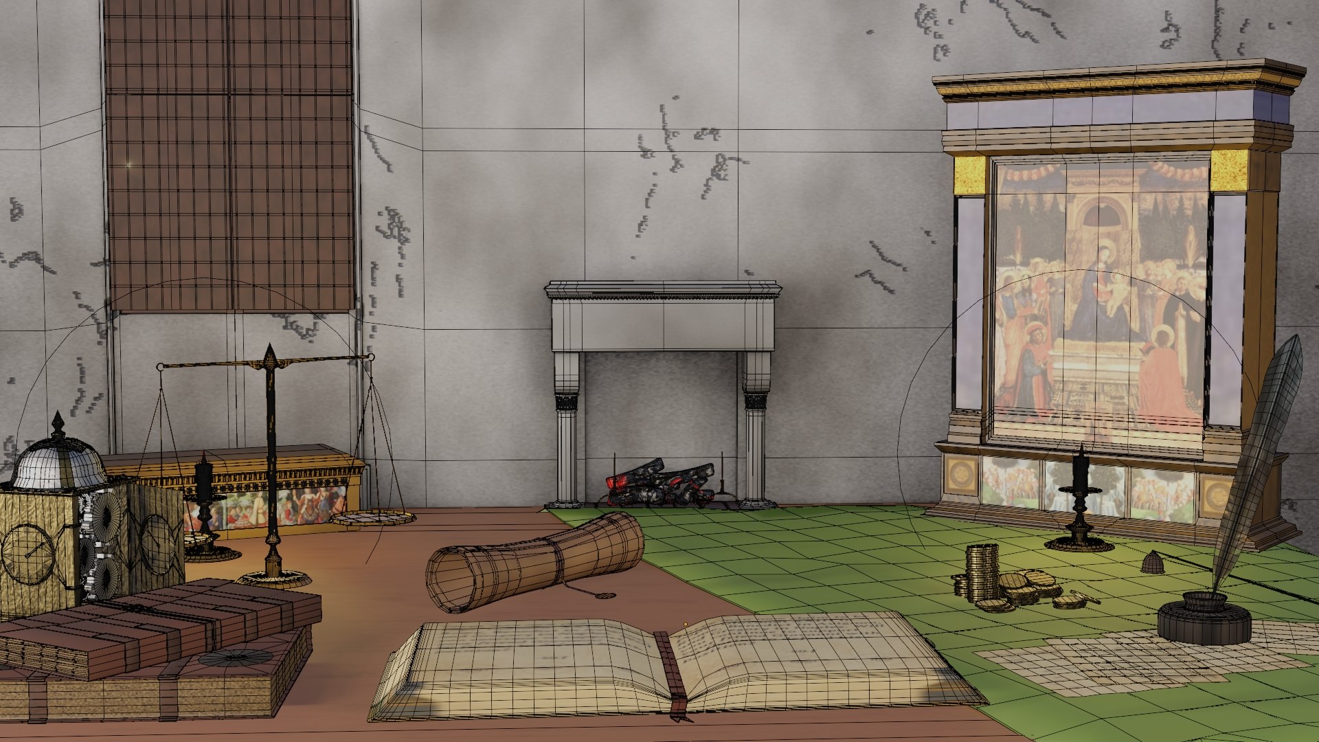 18 Game Ready 3d Asset Historical Renaissance Florence Model ...