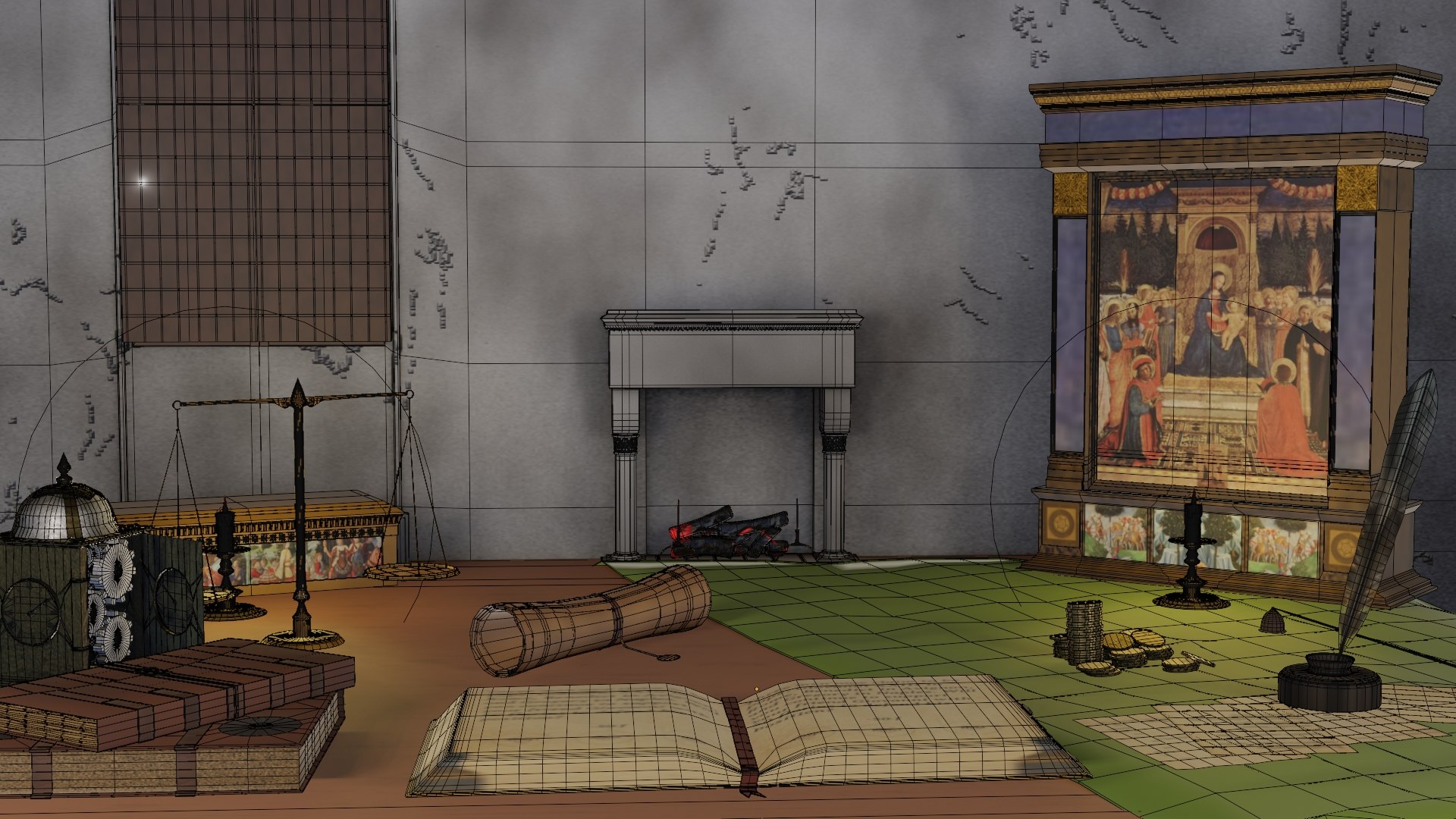 18 Game Ready 3d Asset Historical Renaissance Florence Model ...