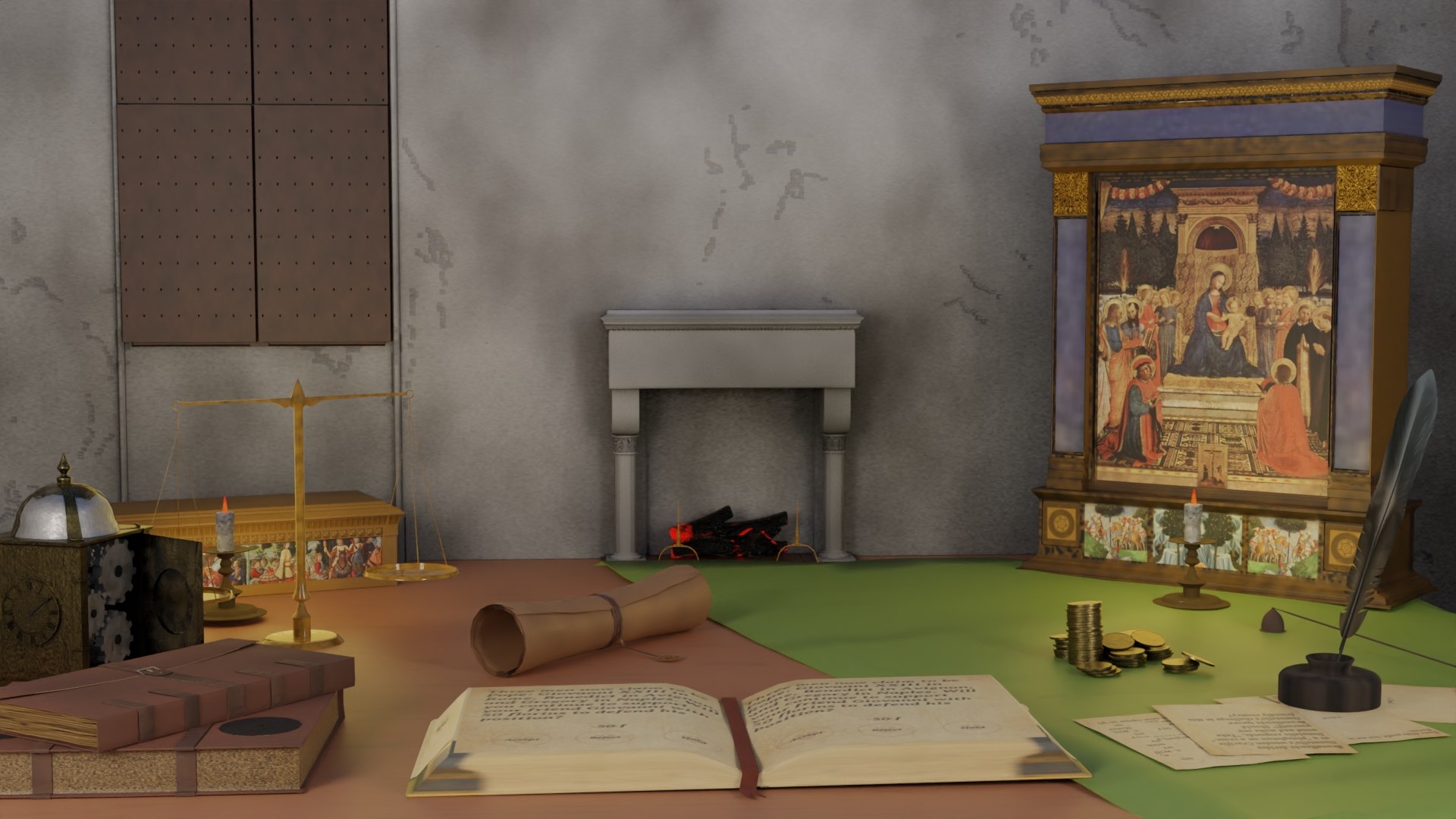 18 Game Ready 3d Asset Historical Renaissance Florence Model ...