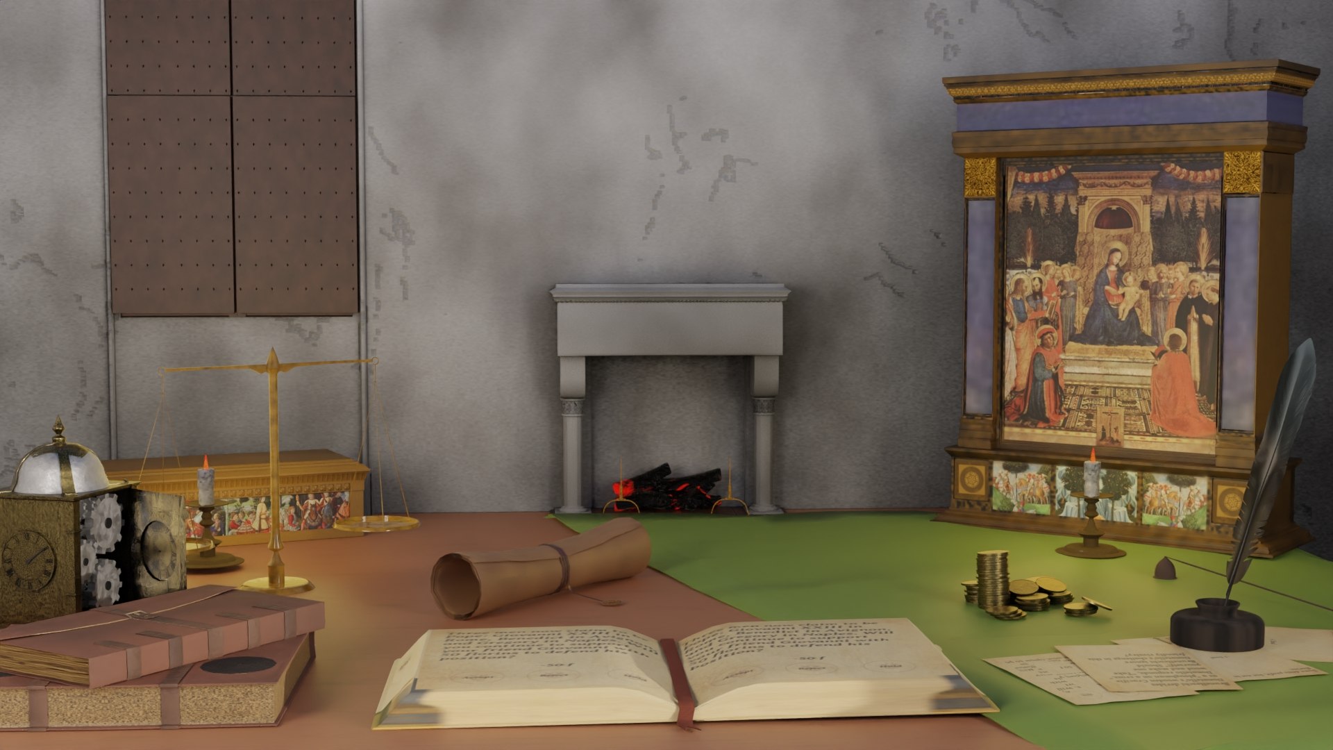 18 Game Ready 3d asset Historical Renaissance Florence model ...