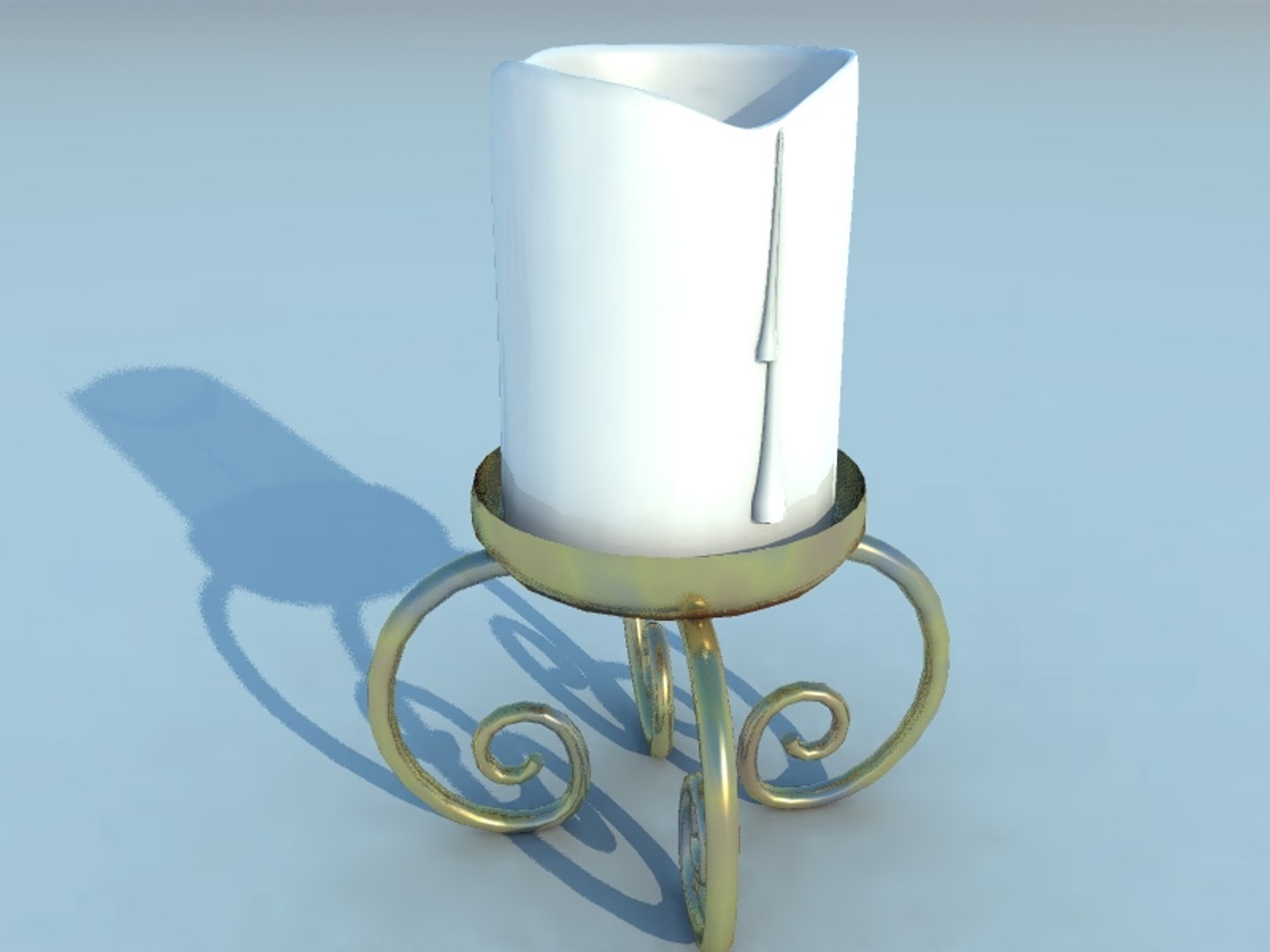 Candle Bryce Vue 3d Model