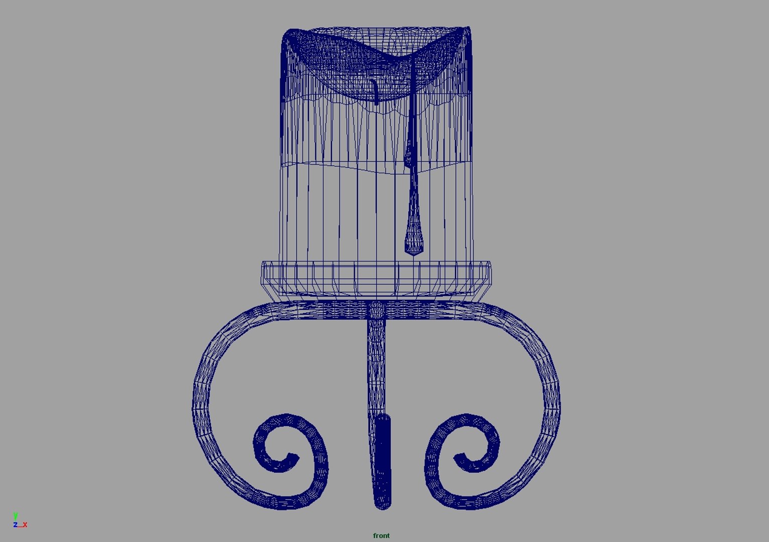 Candle Bryce Vue 3d Model