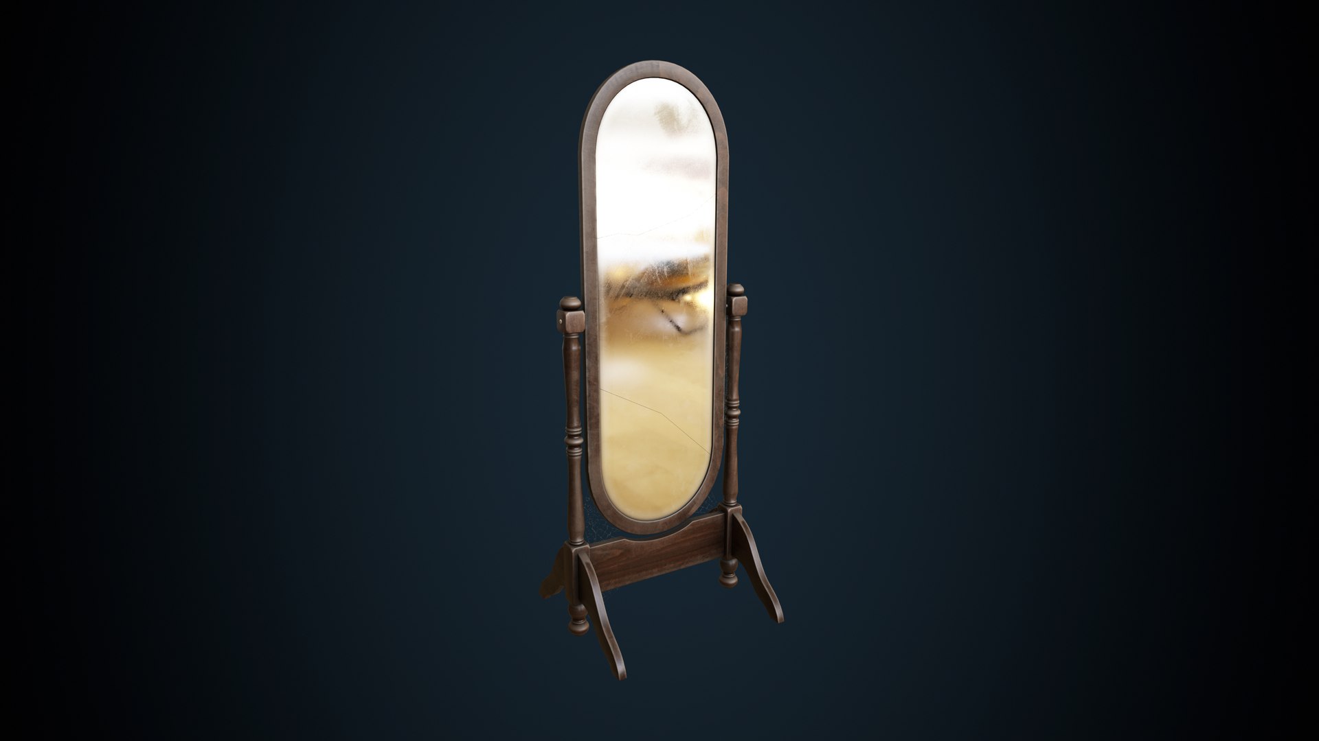 Free Antique Standing Mirror 3D Model - TurboSquid 1919790