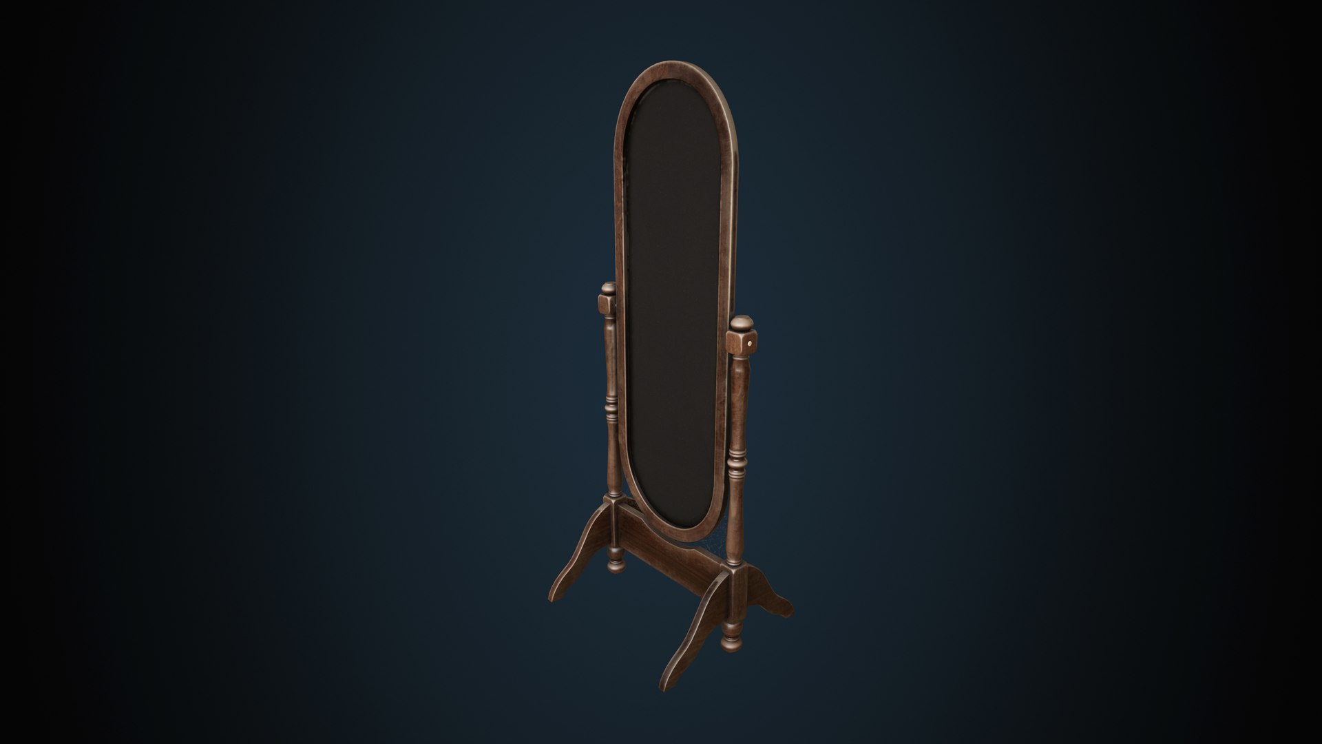 Free Antique Standing Mirror 3D Model - TurboSquid 1919790