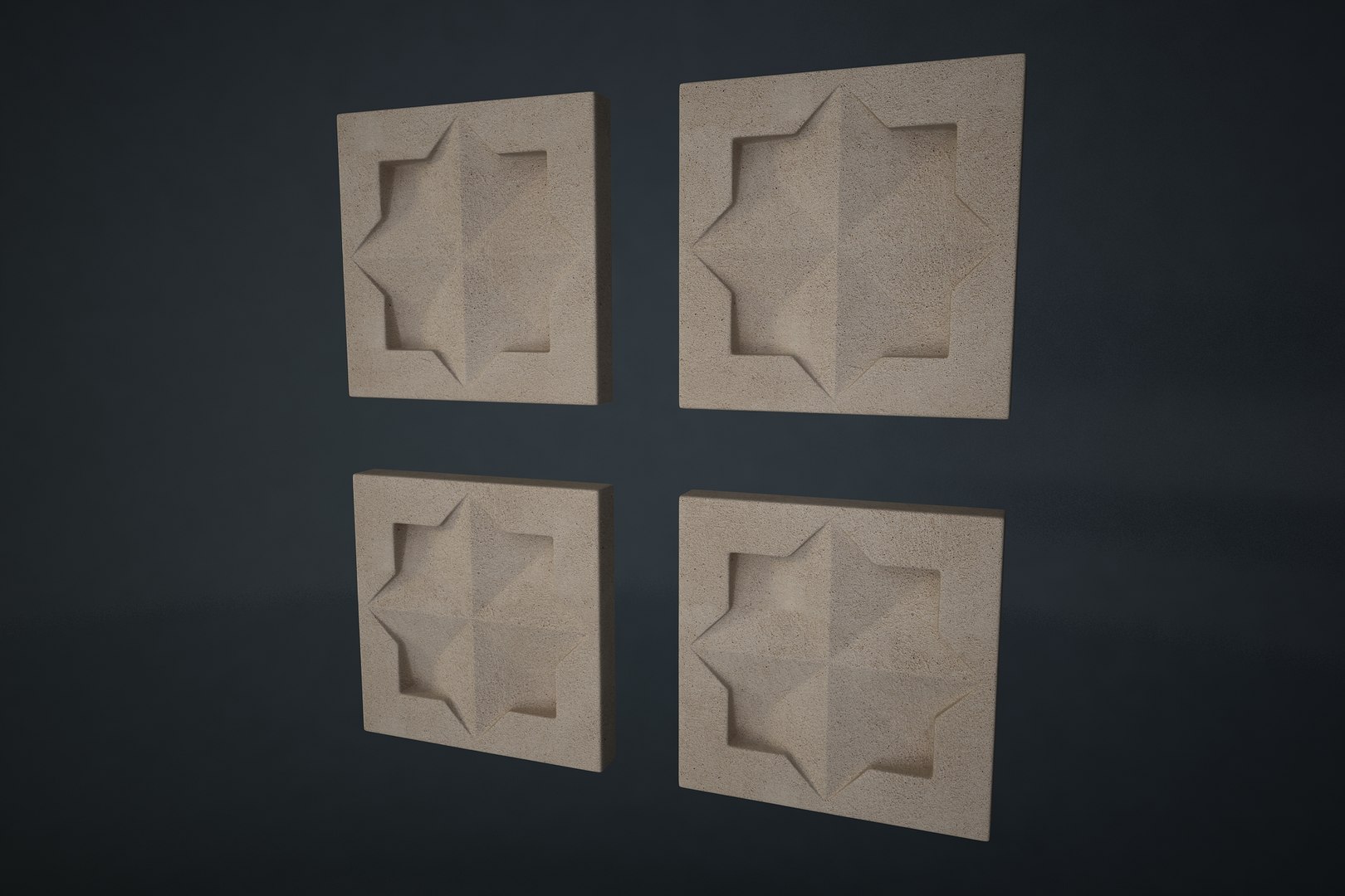 Pattern Wall 3D Model - TurboSquid 1445668