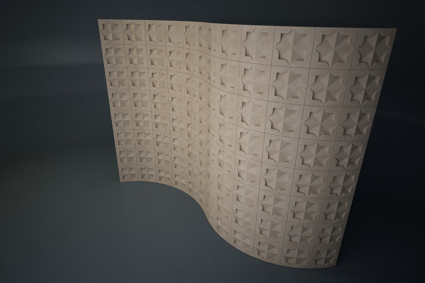 Pattern Wall 3D Model - TurboSquid 1445668