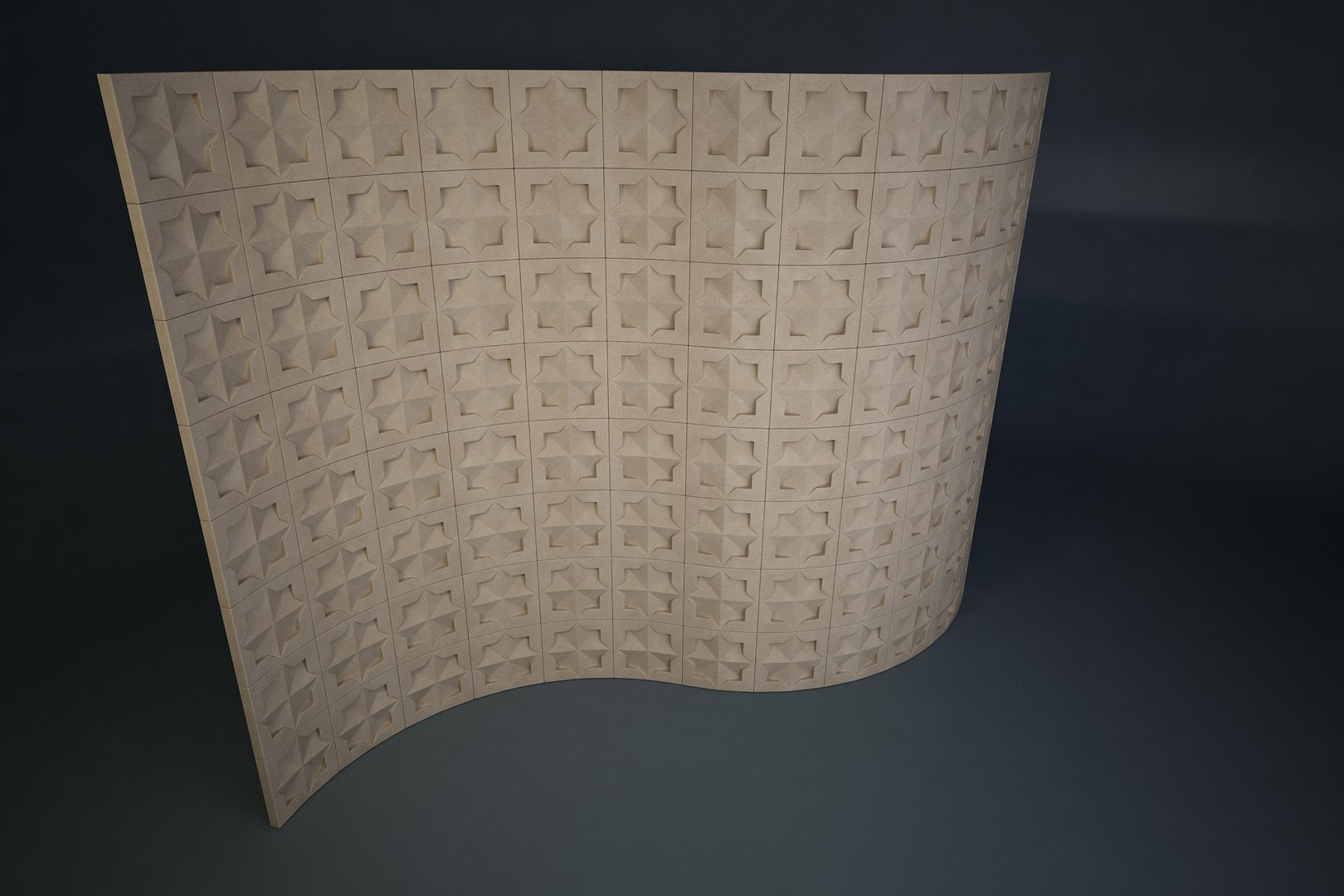 Pattern Wall 3D Model - TurboSquid 1445668