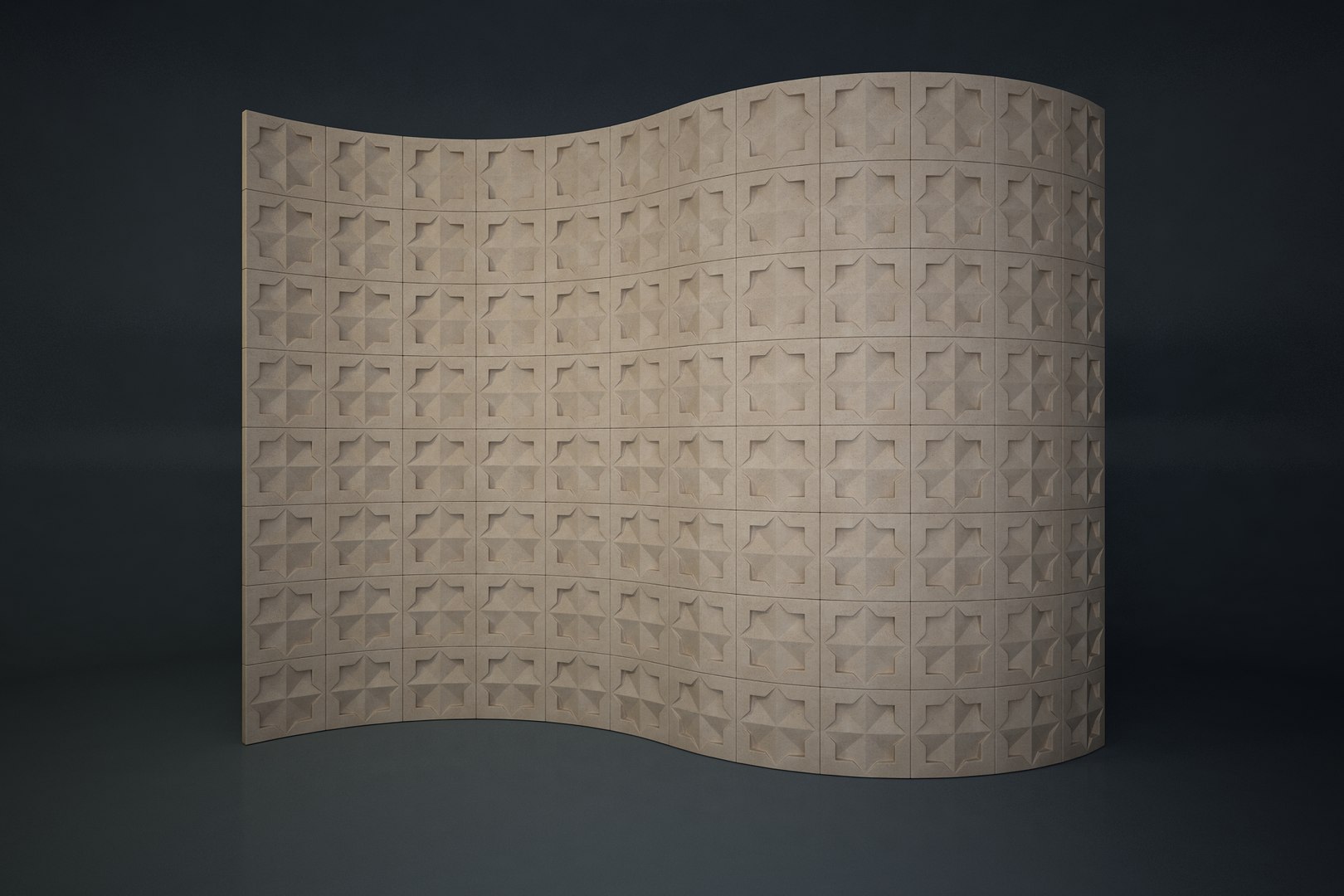 Pattern Wall 3D Model - TurboSquid 1445668