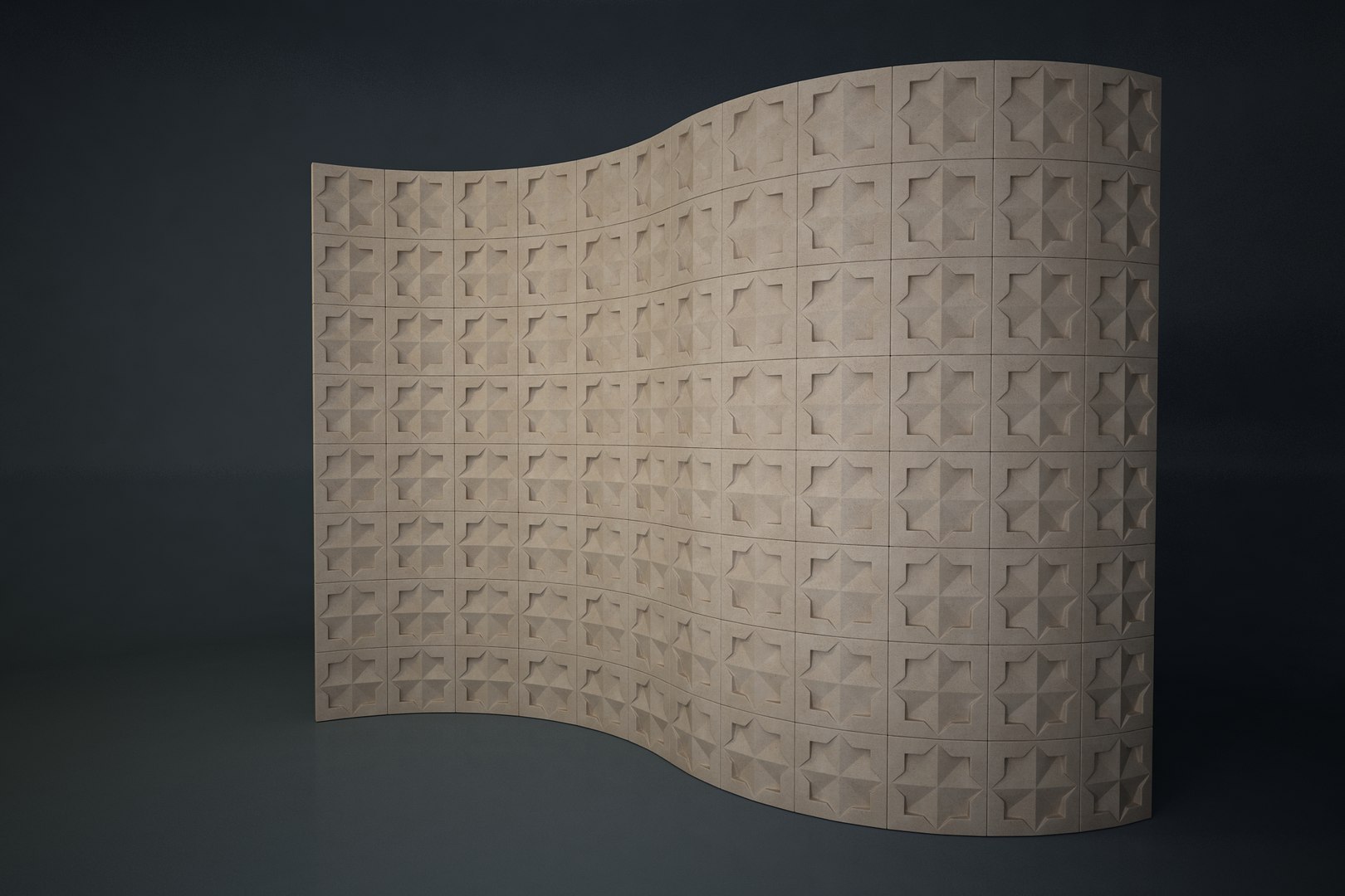 Pattern Wall 3D Model - TurboSquid 1445668