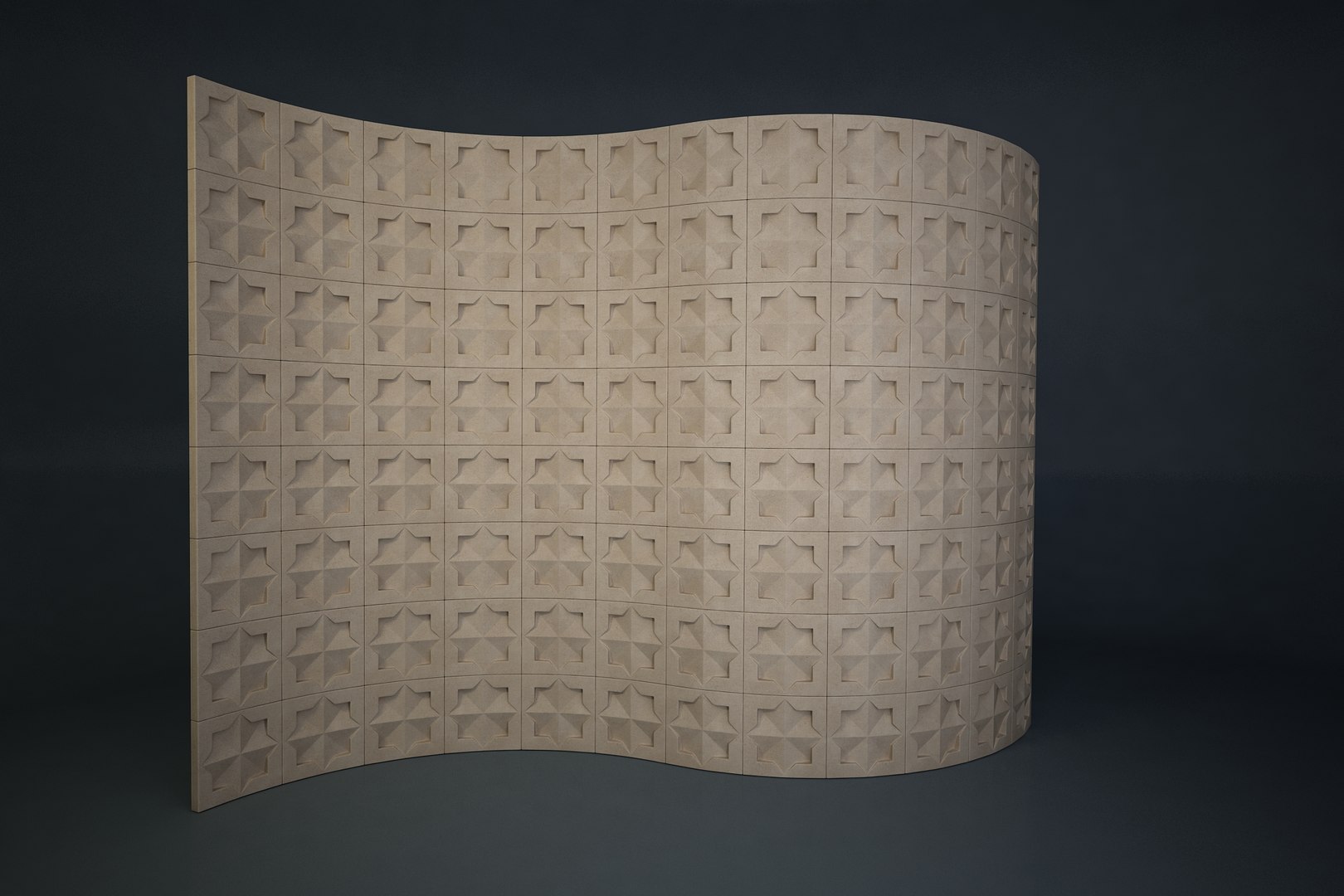 Pattern Wall 3D Model - TurboSquid 1445668