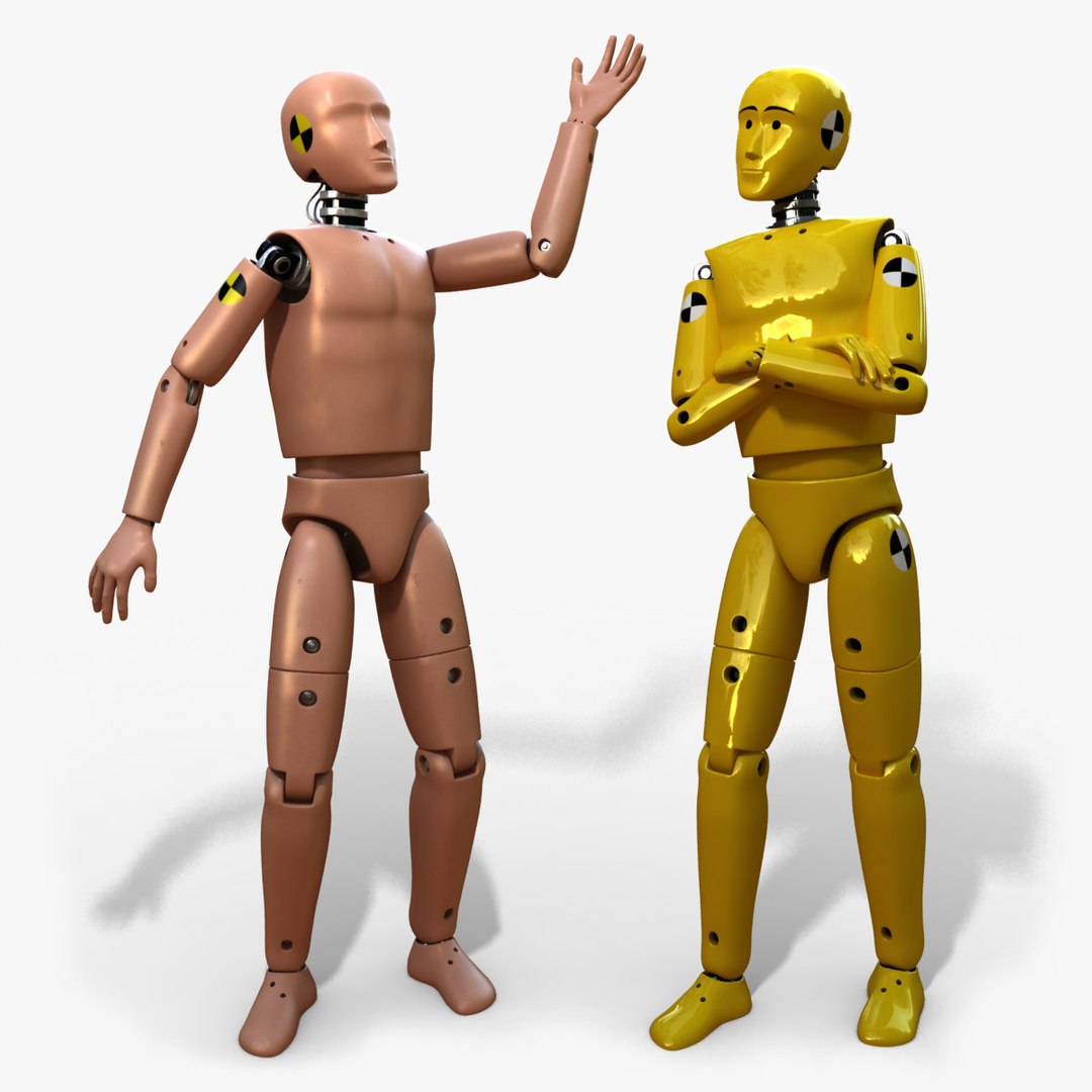 crash test dummy - 3d model