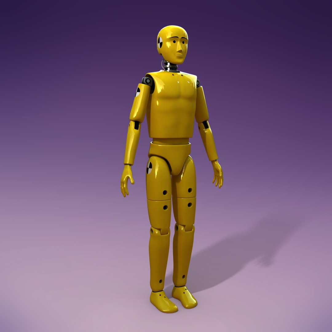 Crash Test Dummy - 3d Model