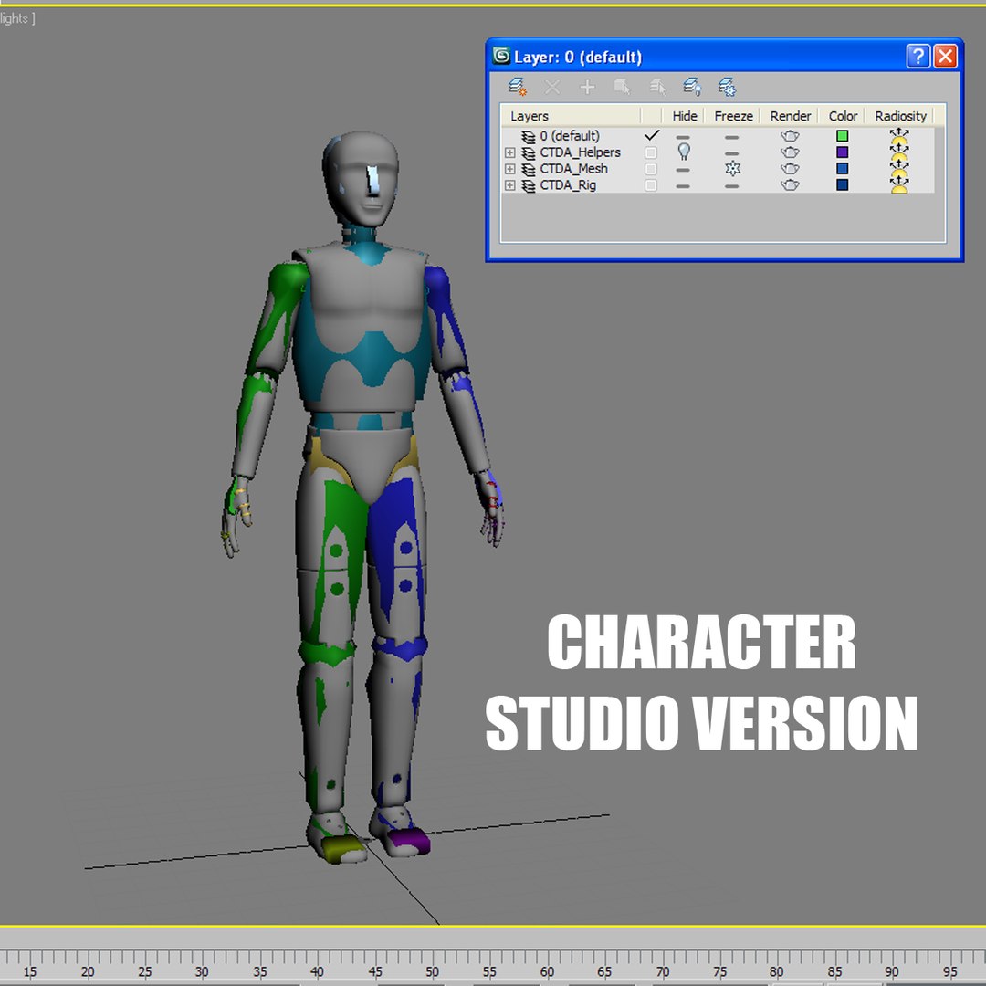 Crash Test Dummy - 3d Model