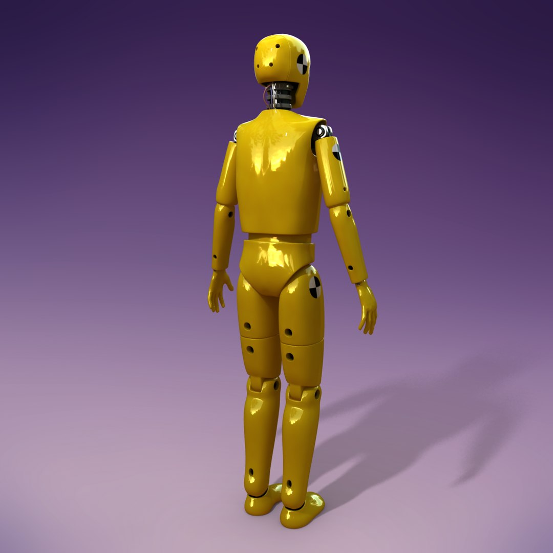 Crash Test Dummy - 3d Model