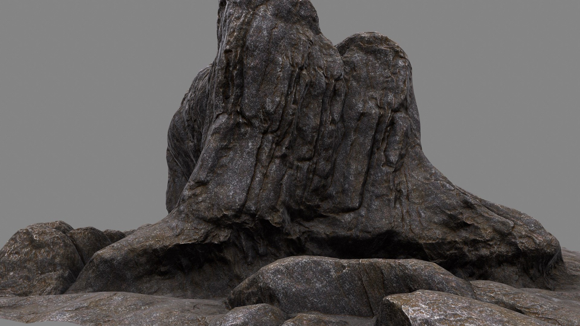 3d Rock Mountain Mount
